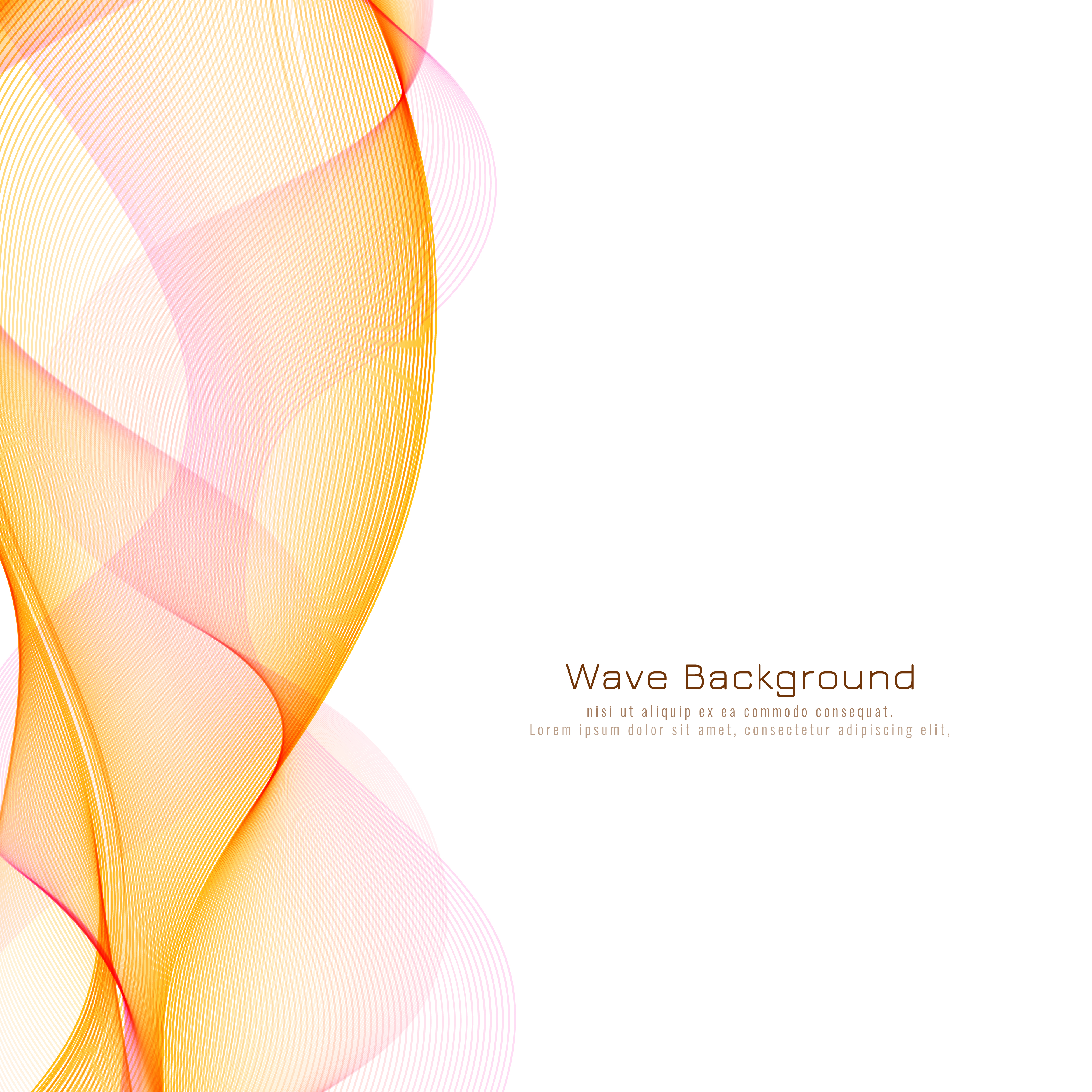 Abstract stylish colorful wave background 254438 Vector Art at Vecteezy