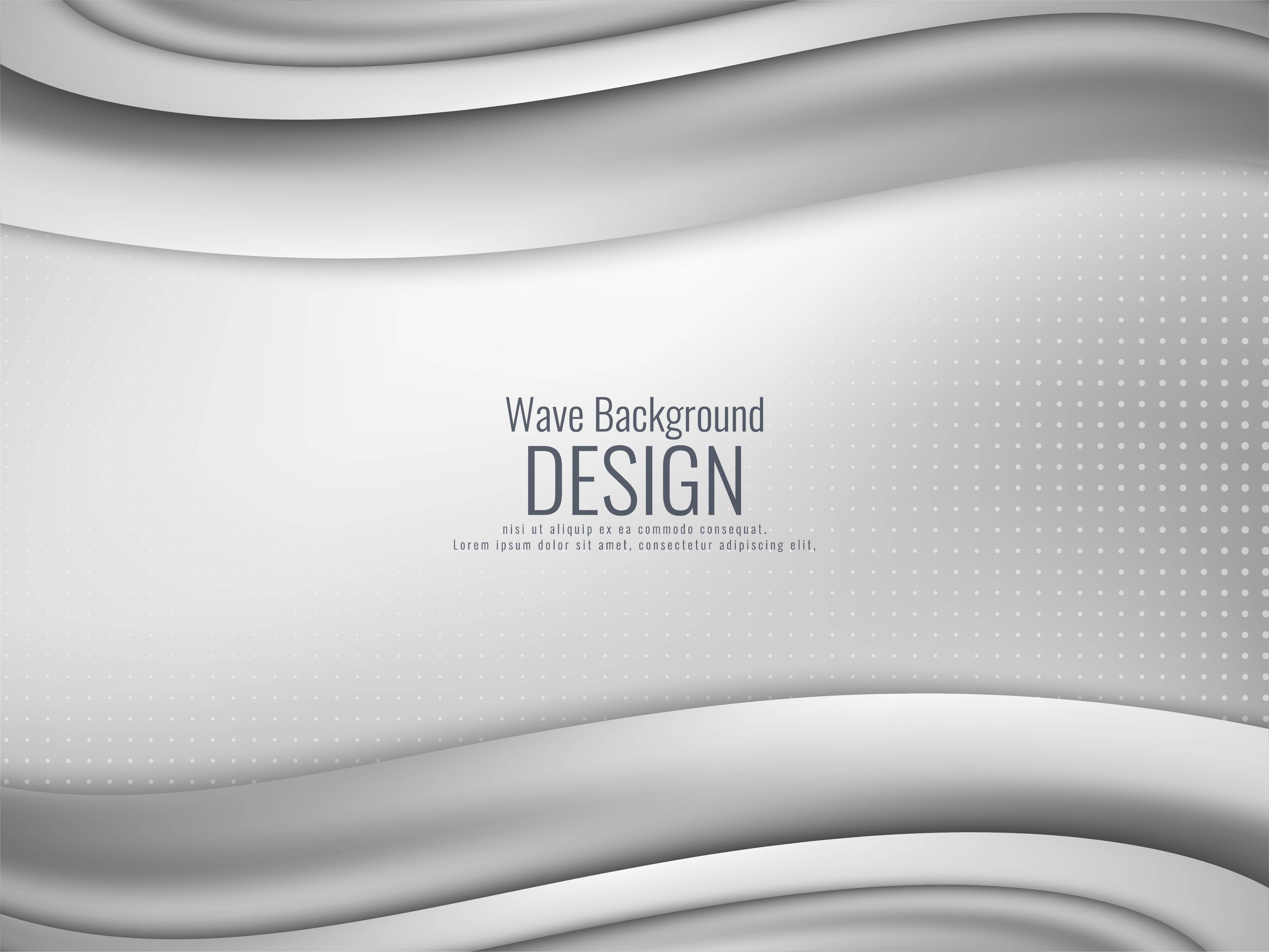 Abstract Stylish Grey Wavy Background 254498 Vector Art At Vecteezy