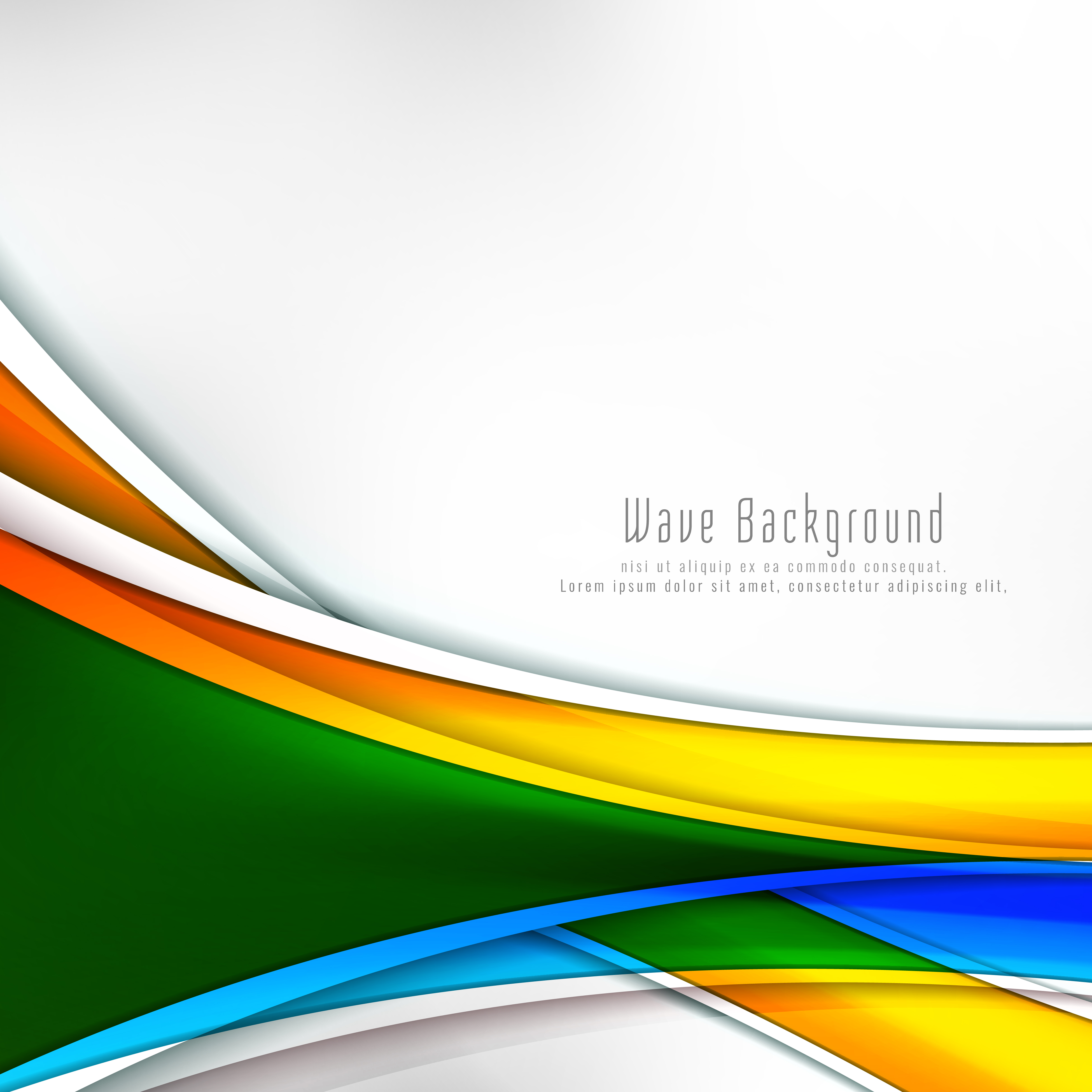 Abstract Colorful Wave Stylish Background 254705 Vector Art At Vecteezy