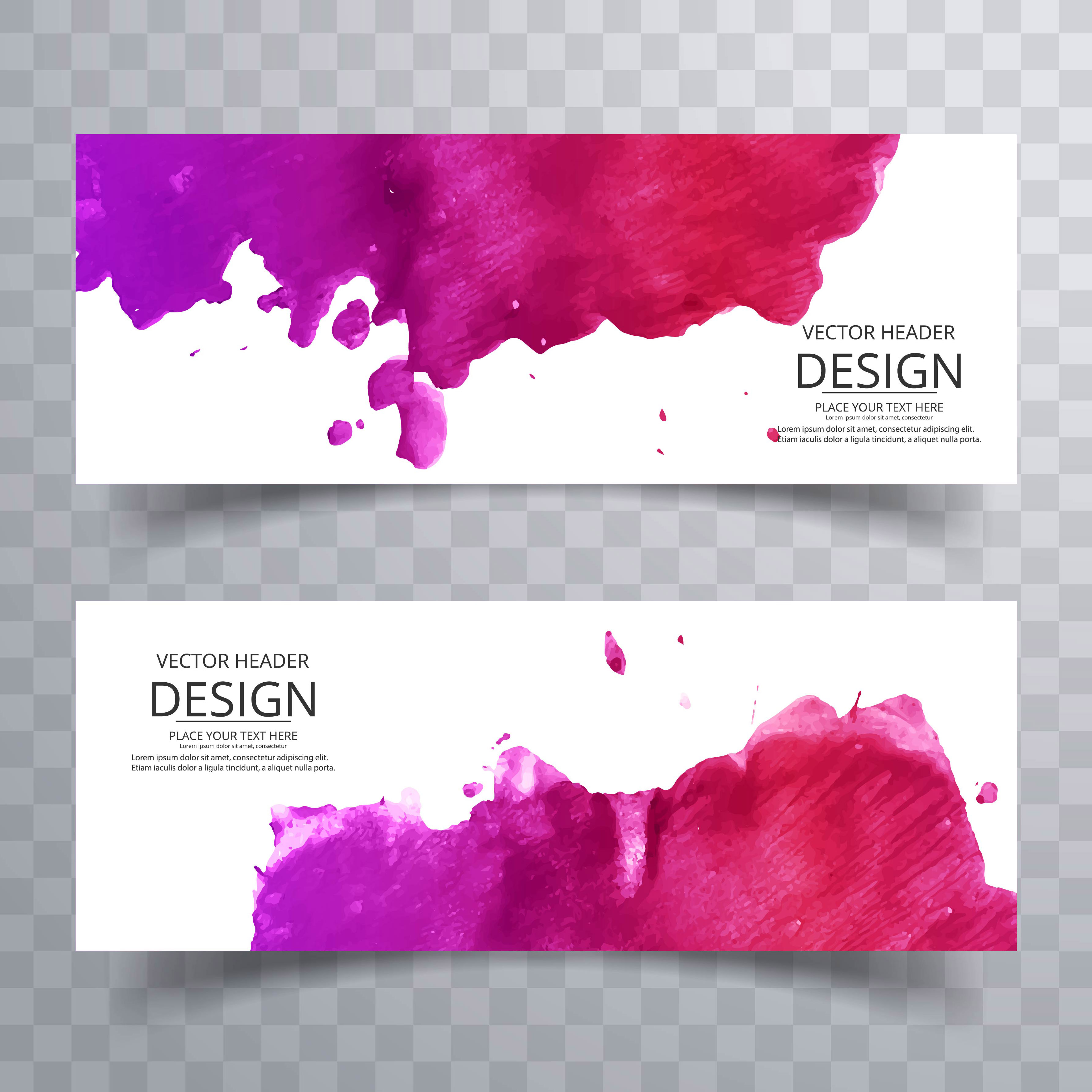 Abstract colorful watercolor banners set design 257097 Vector Art at ... Abstract colorful watercolor banners set design 257097 Vector Art at ...