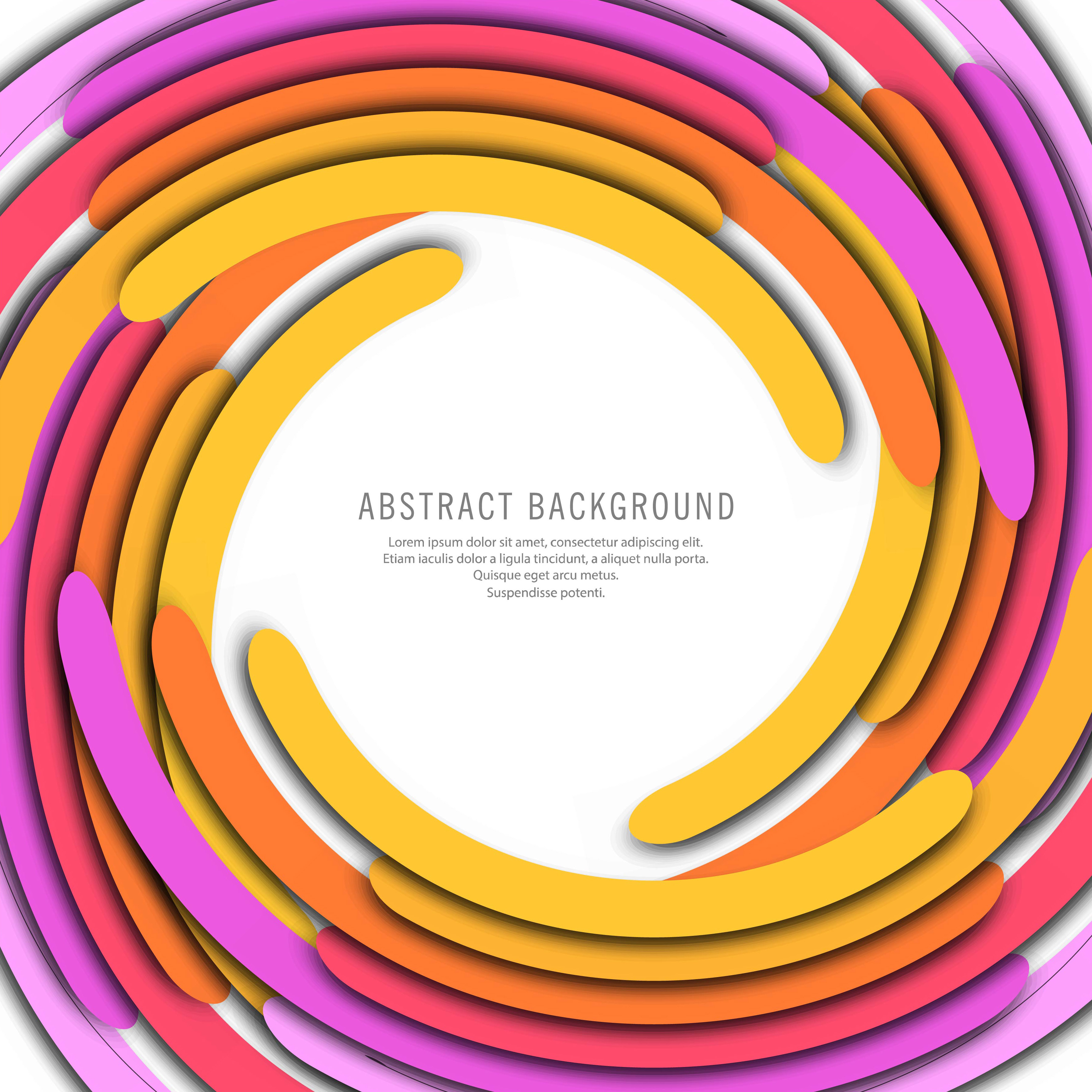 Modern colorful circular lines background 257284 Vector Art at Vecteezy