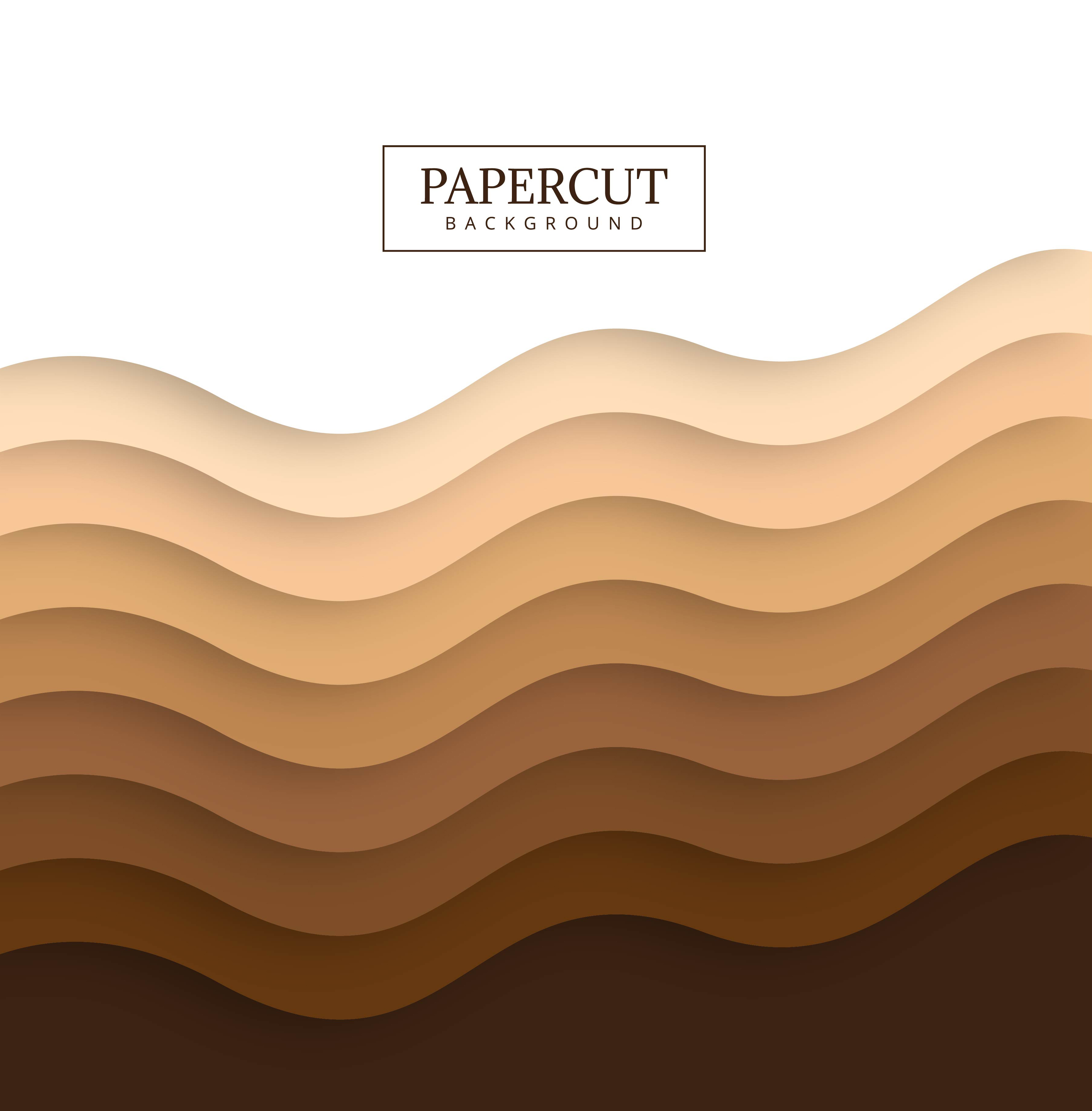 Beautiful Papercut Colorful Wave Background 258097 Vector Art At Vecteezy