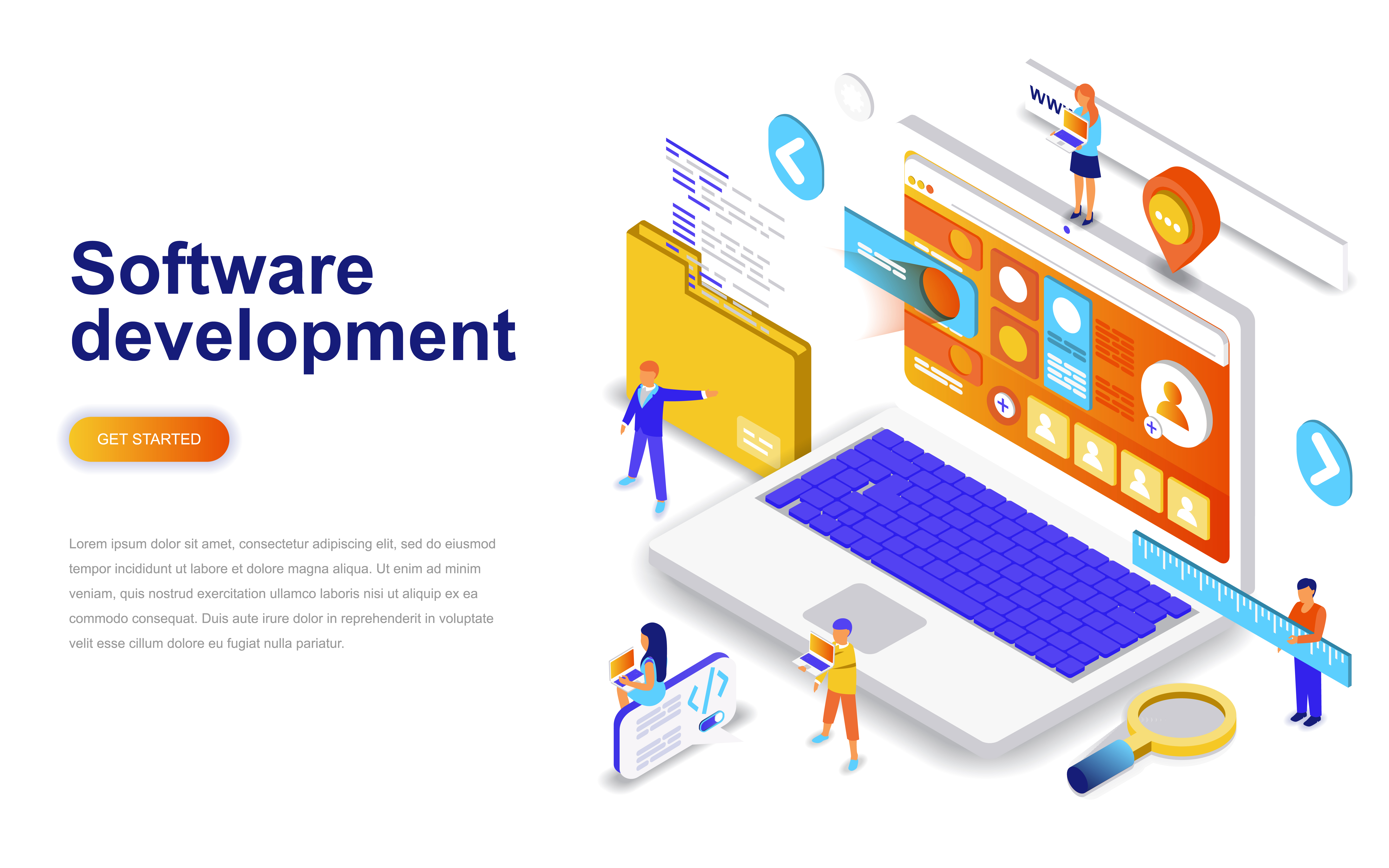 Isometric Software Development Web Banner 258141 Vector Art at Vecteezy Isometric Software Development Web Banner 258141 Vector Art at Vecteezy