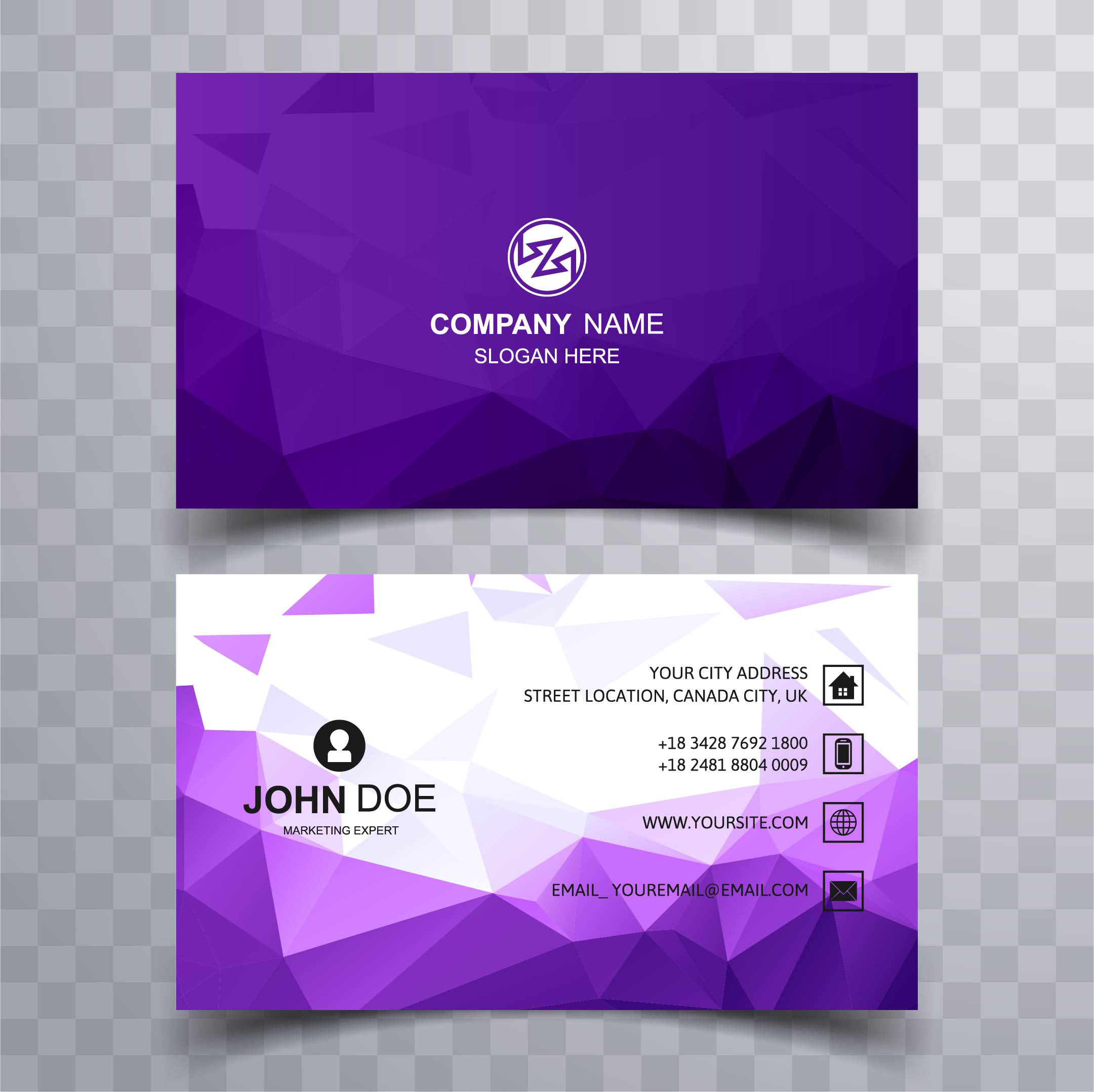 Abstract Stylish Wave Colorful Business Card Template Design 258517