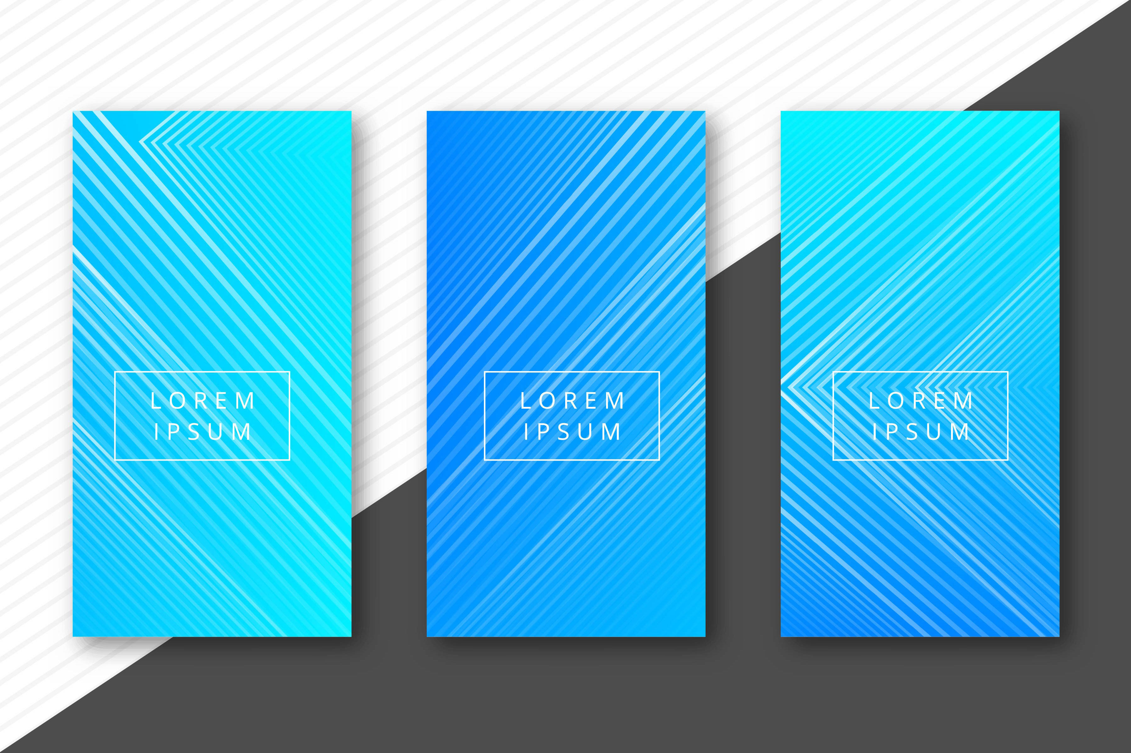 Abstract colorful geometric lines banners set design vector 258915 ... Abstract colorful geometric lines banners set design vector 258915 ...