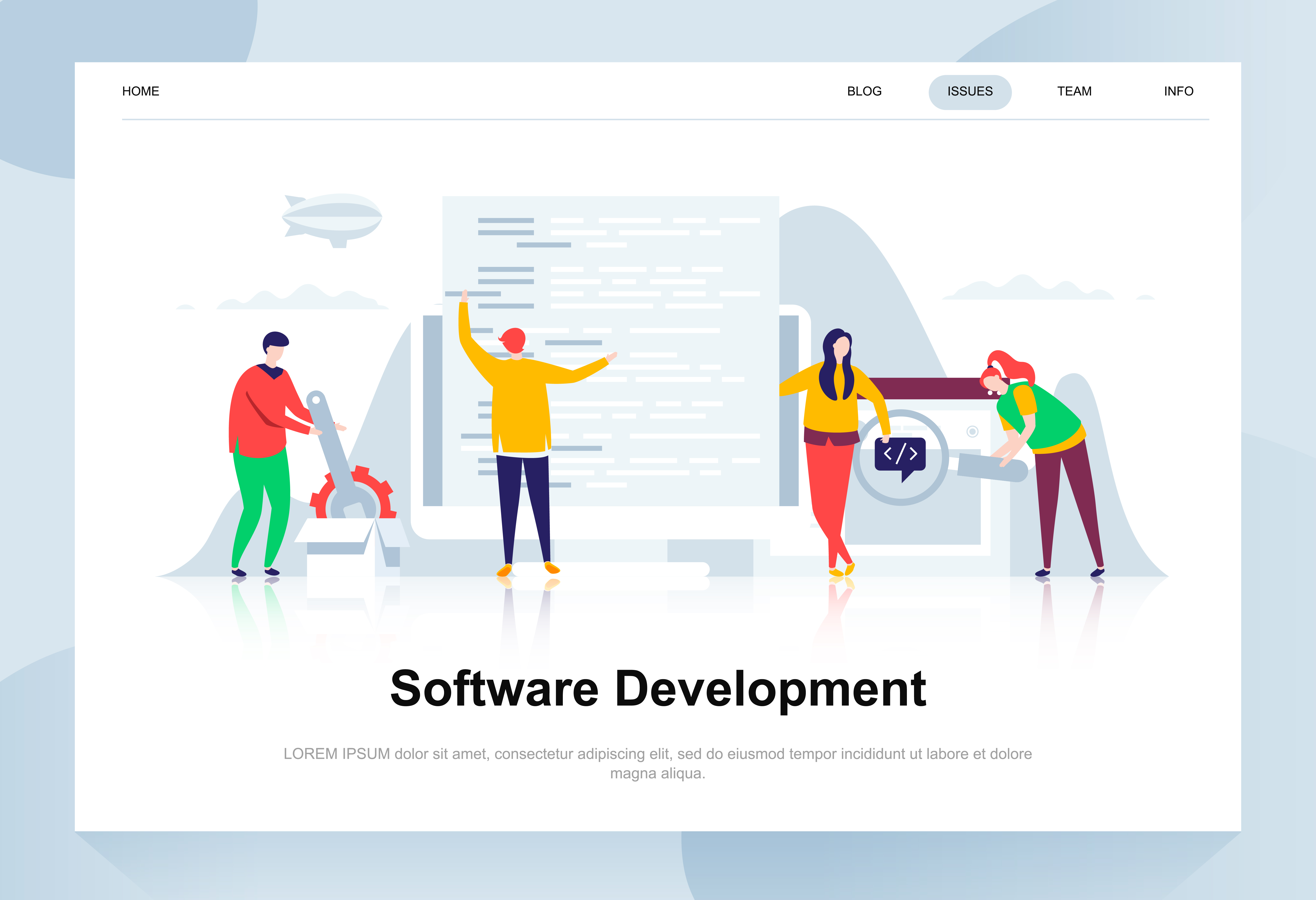 Software Development Flat Design Web Banner 260800 Vector Art at Vecteezy Software Development Flat Design Web Banner 260800 Vector Art at Vecteezy