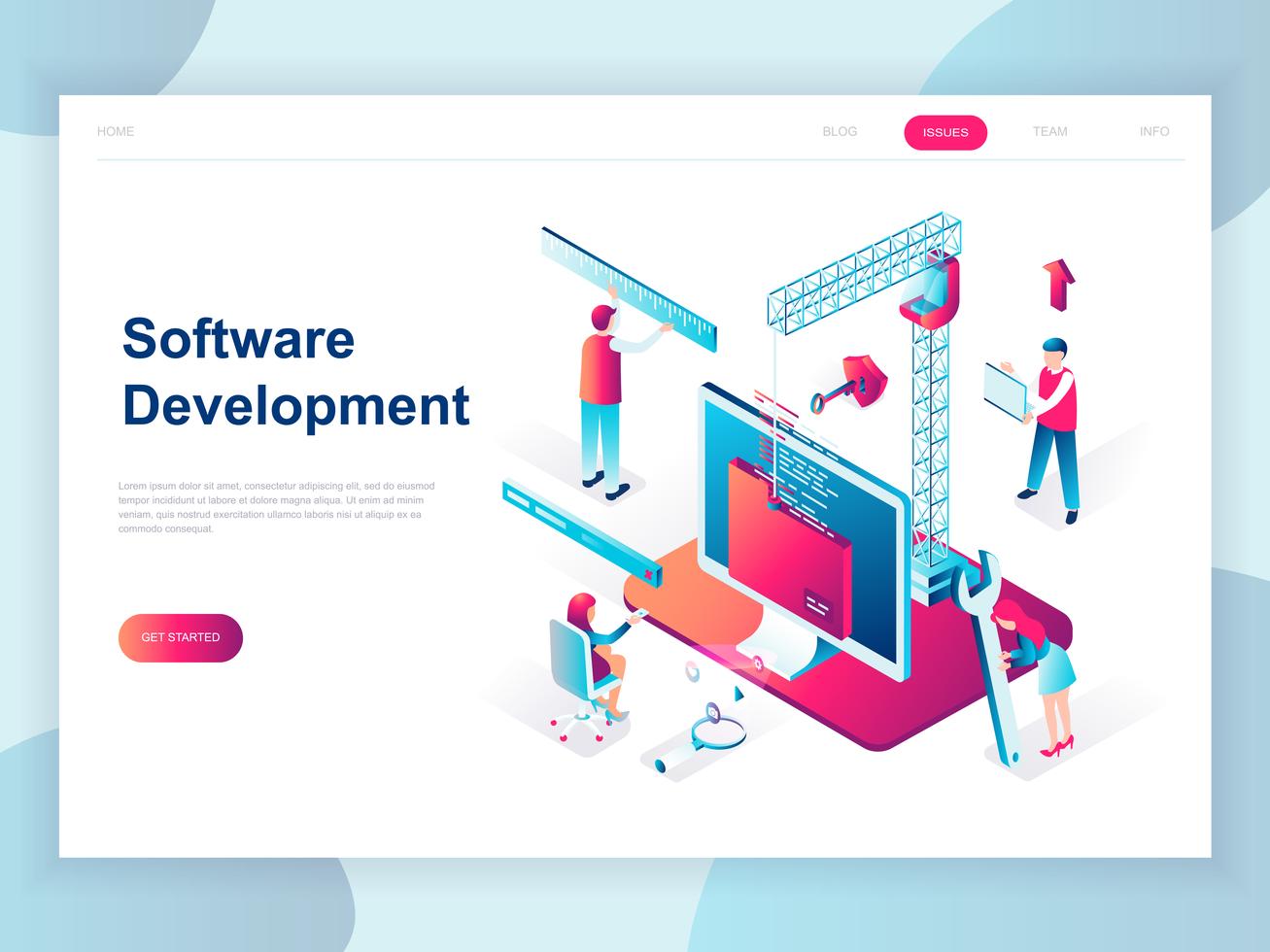 Modern Isometric Software Development Web Banner 262567 Vector Art at ... Modern Isometric Software Development Web Banner 262567 Vector Art at ...