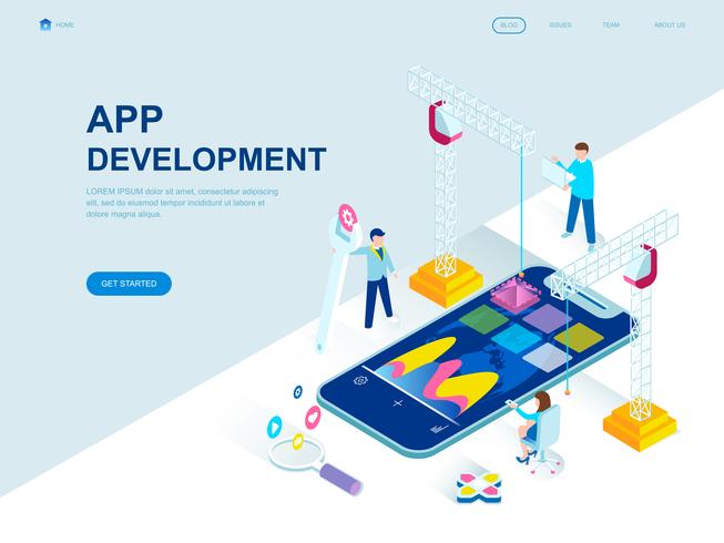 Isometric Development Vector Art Icons And Graphics For Free Download