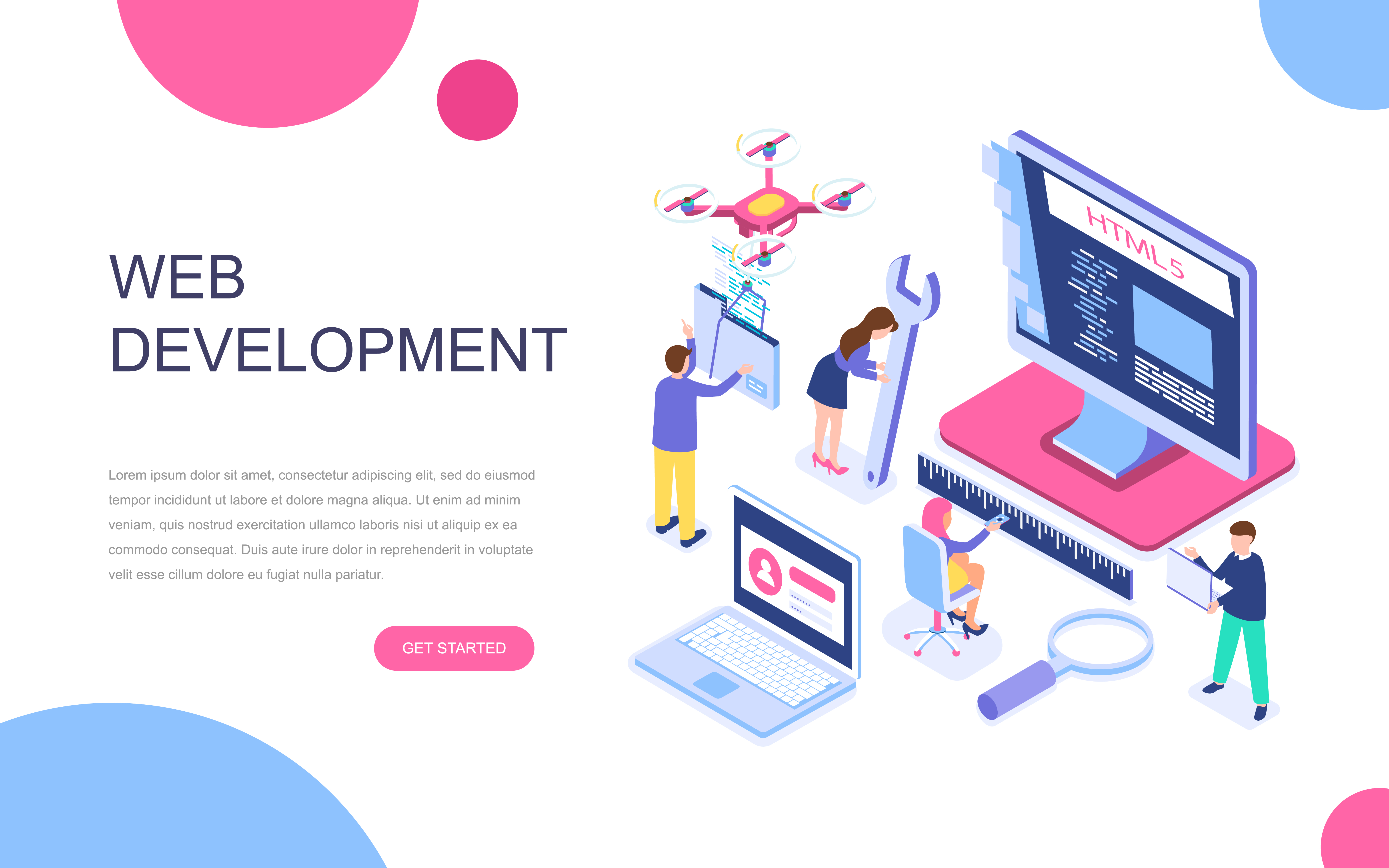 Modern flat design isometric concept of Web Development 264638 Vector ... Modern flat design isometric concept of Web Development 264638 Vector ...
