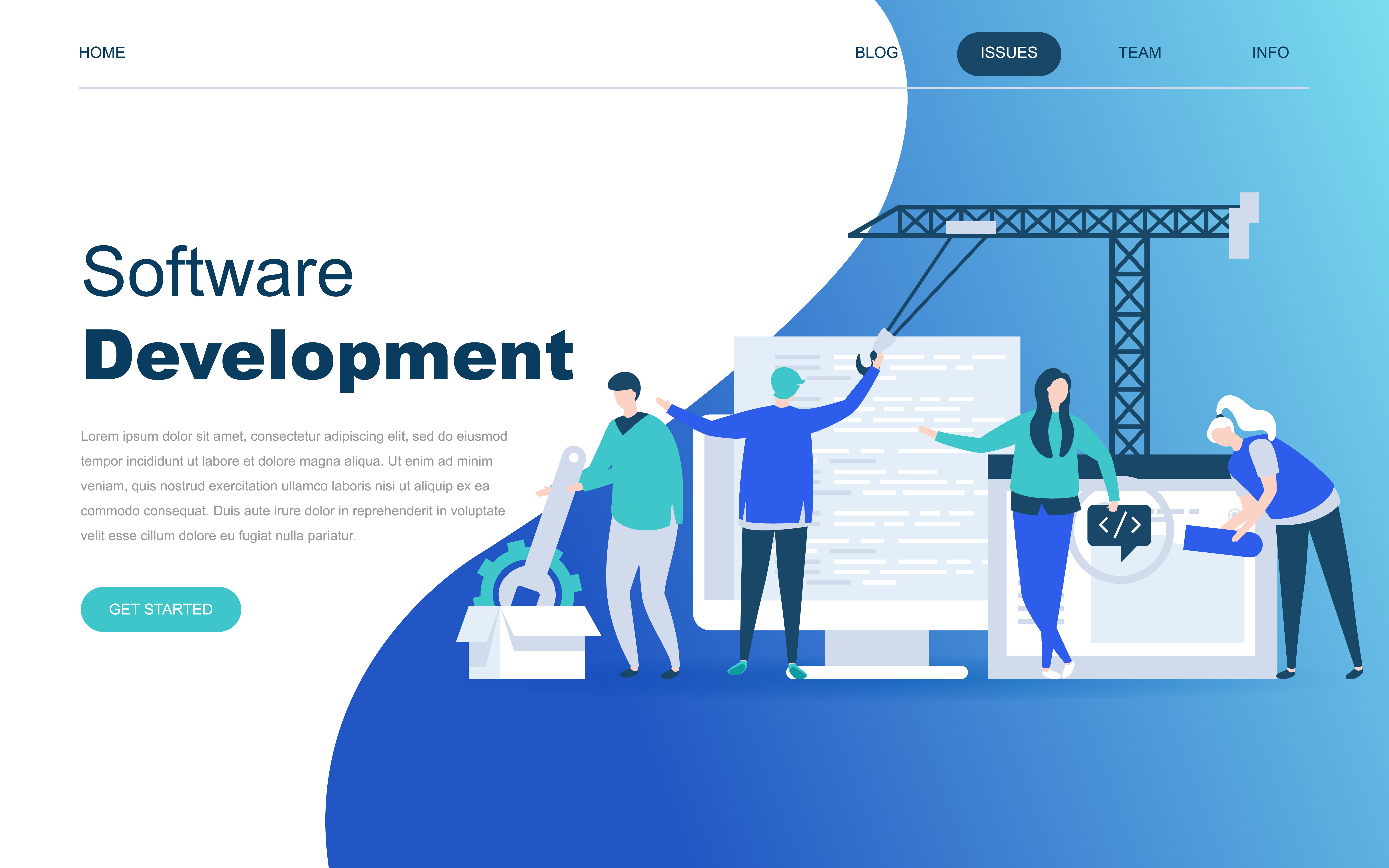 Modern flat design concept of Software Development 264660 Vector Art at ... Modern flat design concept of Software Development 264660 Vector Art at ...