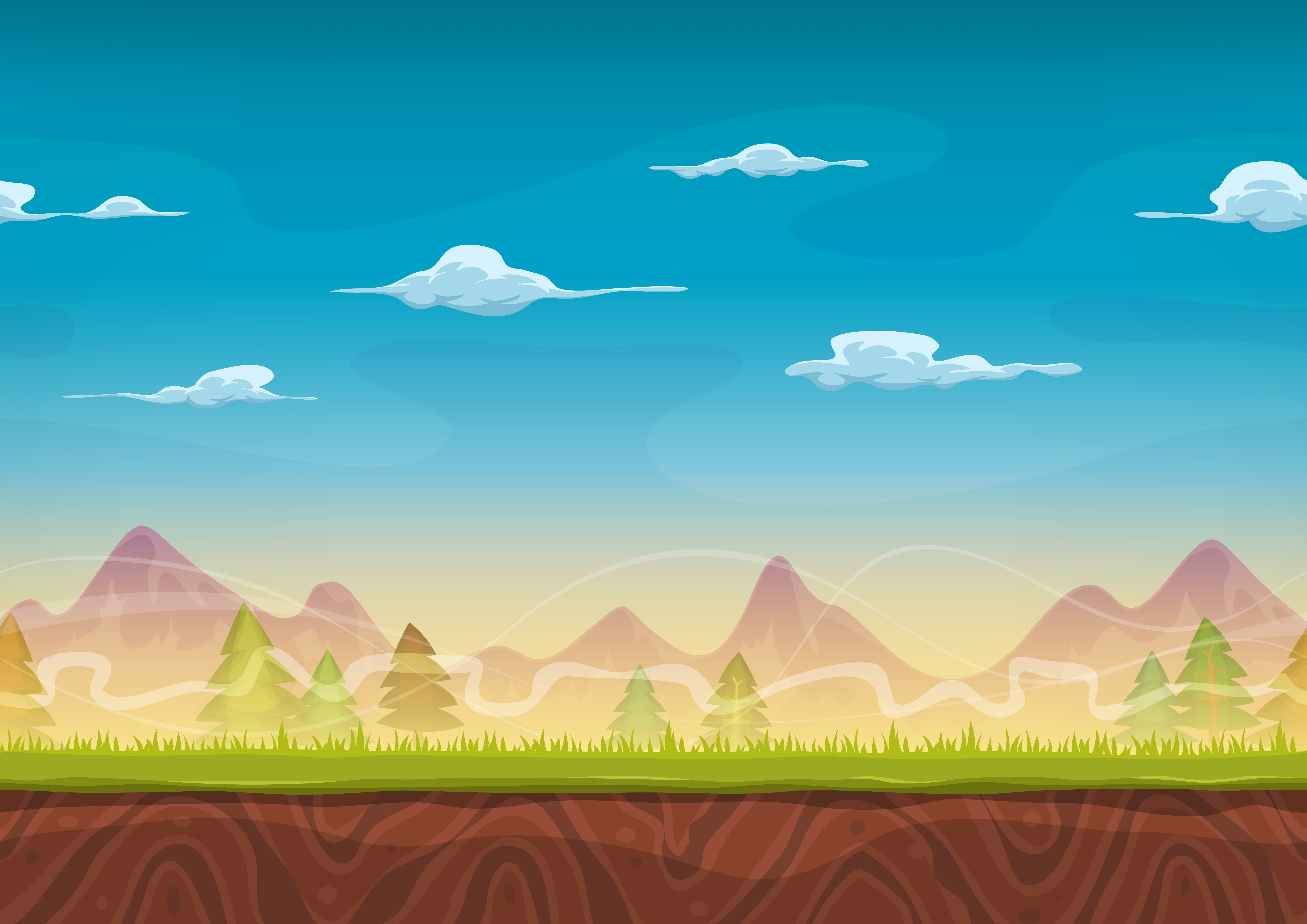 Seamless Mountains Landscape For Ui Game 264959 Vector Art at Vecteezy Seamless Mountains Landscape For Ui Game 264959 Vector Art at Vecteezy