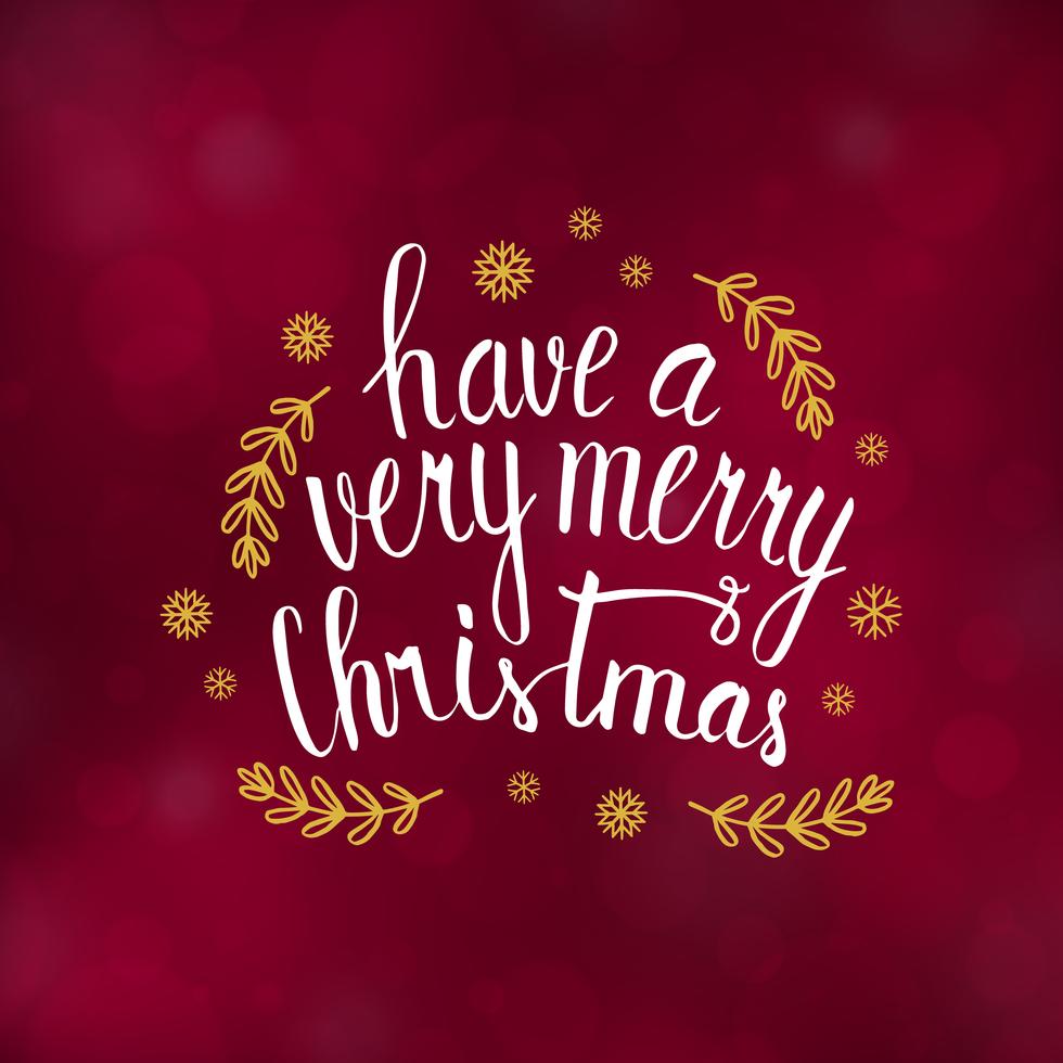 Merry Christmas Typography Design Vector Illustration 265795 Vector Art