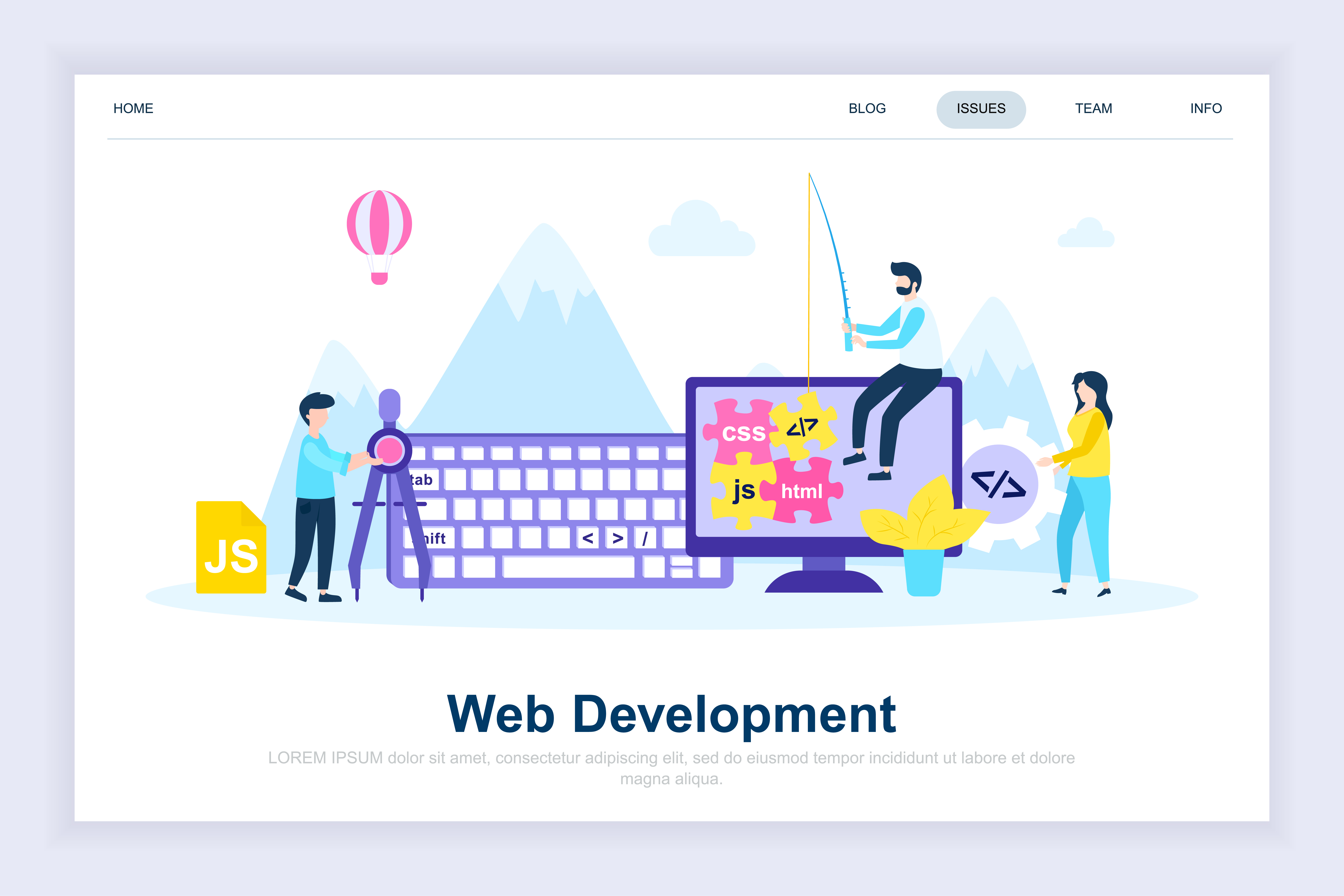 Web development modern flat design concept 266042 Vector Art at Vecteezy Web development modern flat design concept 266042 Vector Art at Vecteezy