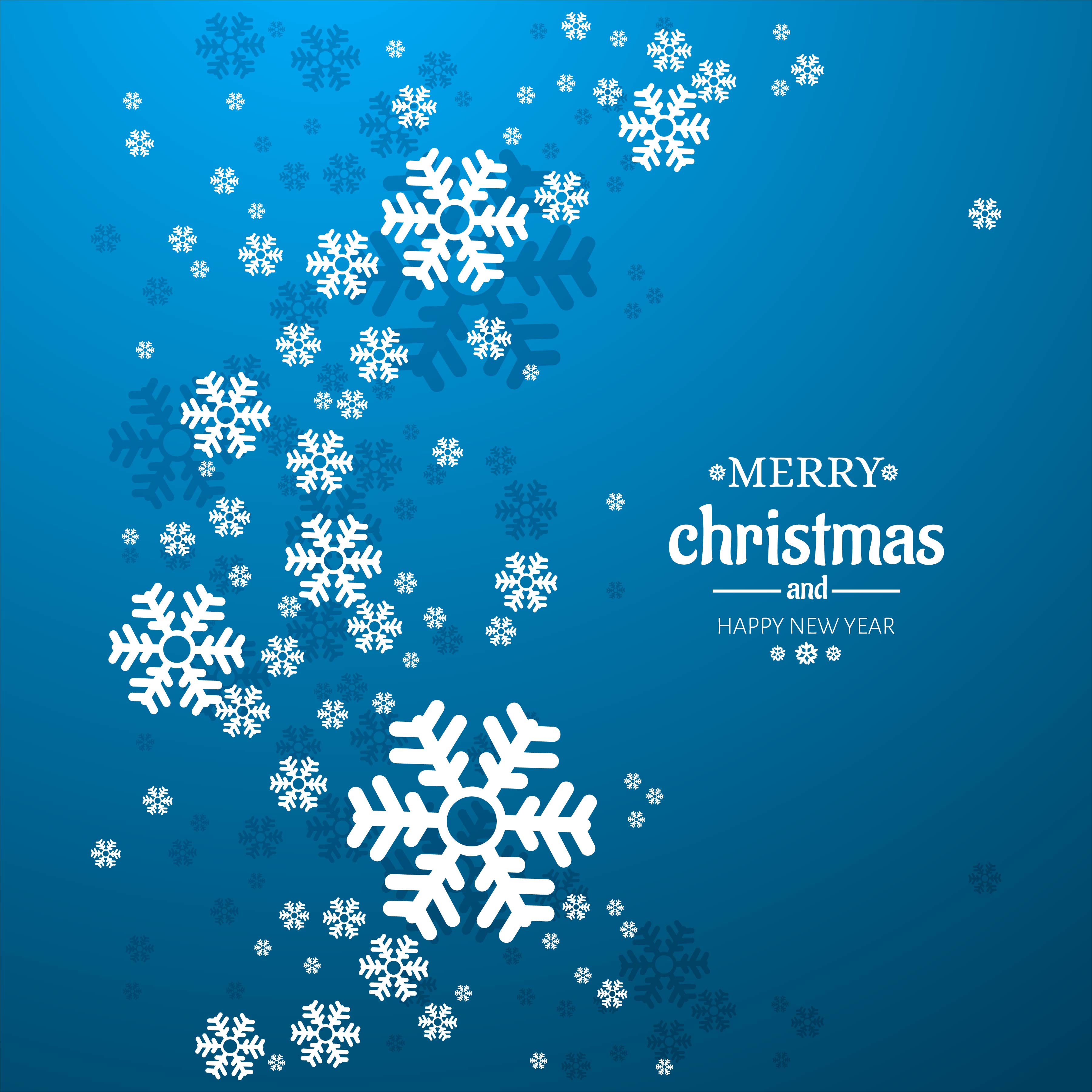 Snowflake Decorative Merry Christmas Background 266883 Vector Art At Vecteezy