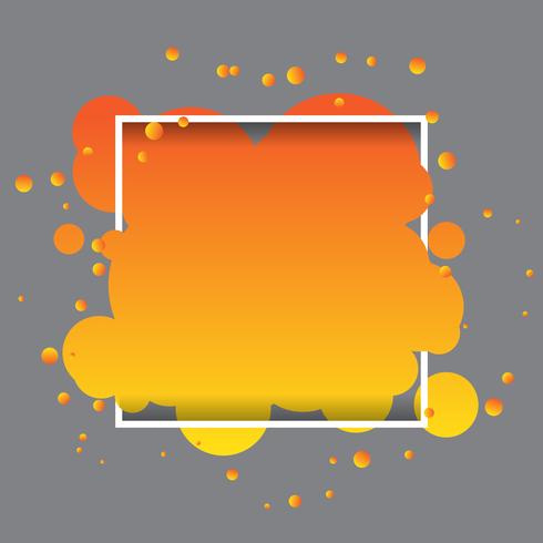 Abstract bubble shape on white frame 267474 Vector Art at Vecteezy