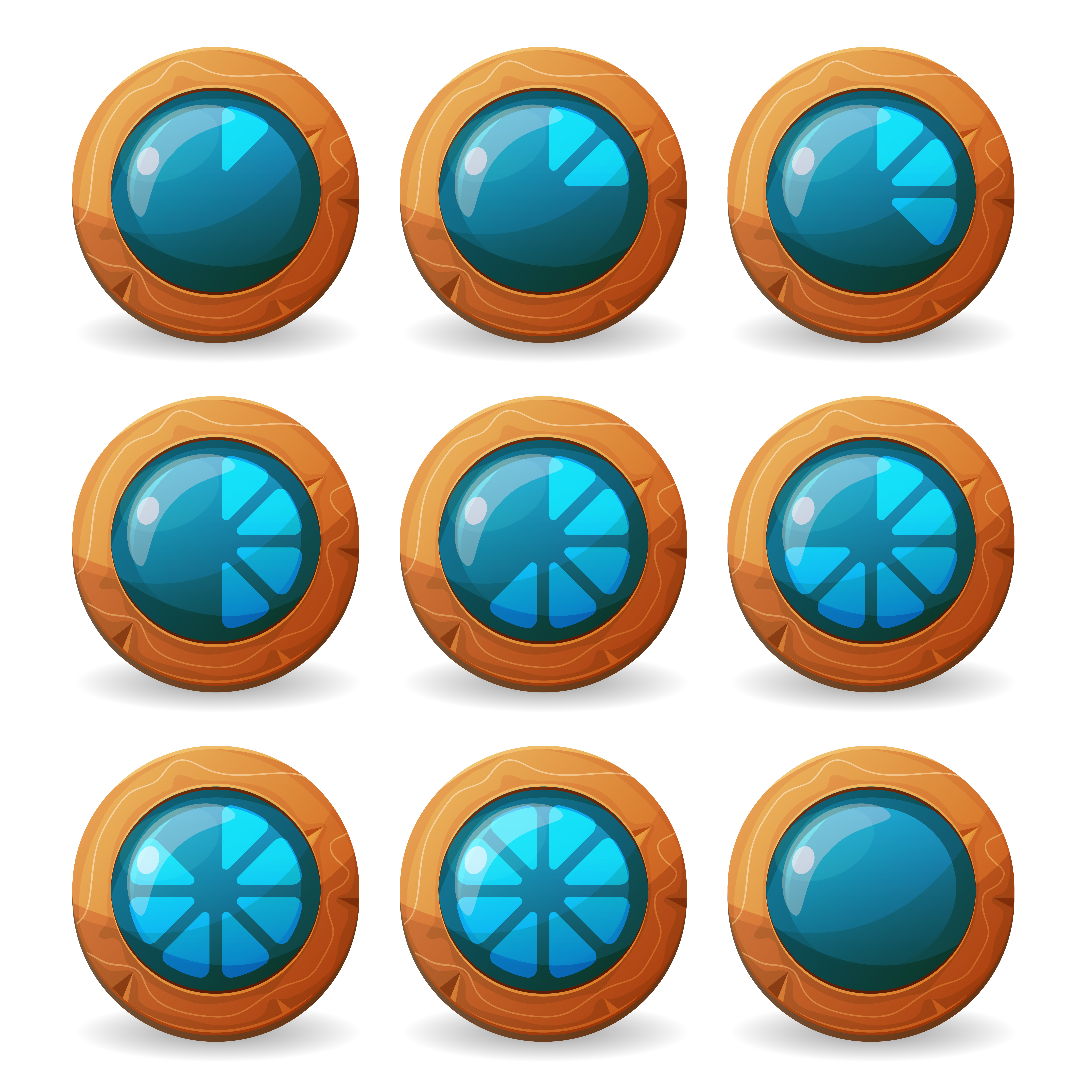 Timer Clock With Countdown 268175 Vector Art at Vecteezy