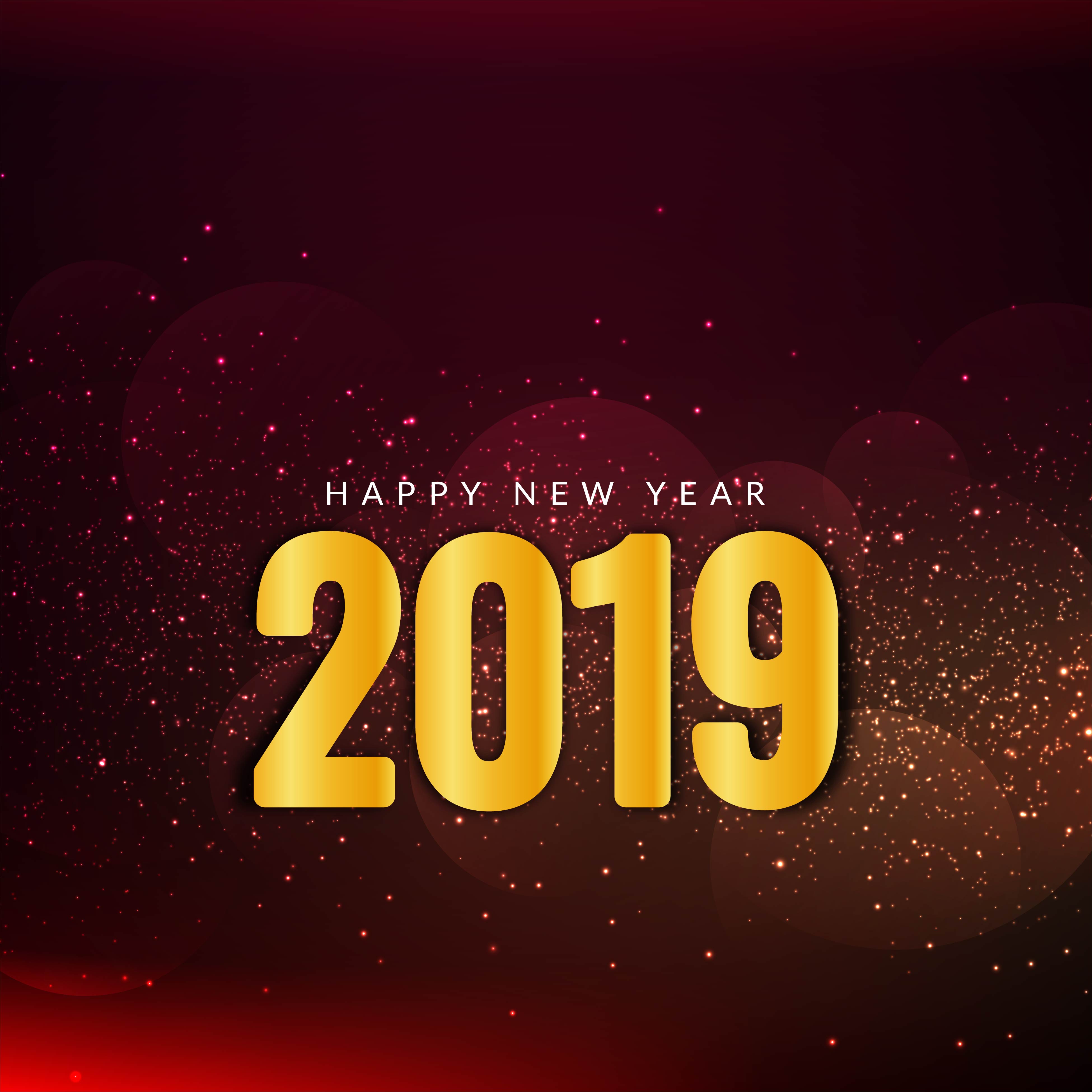 Abstract New Year 2019 celebration background 270334 Vector Art at Vecteezy