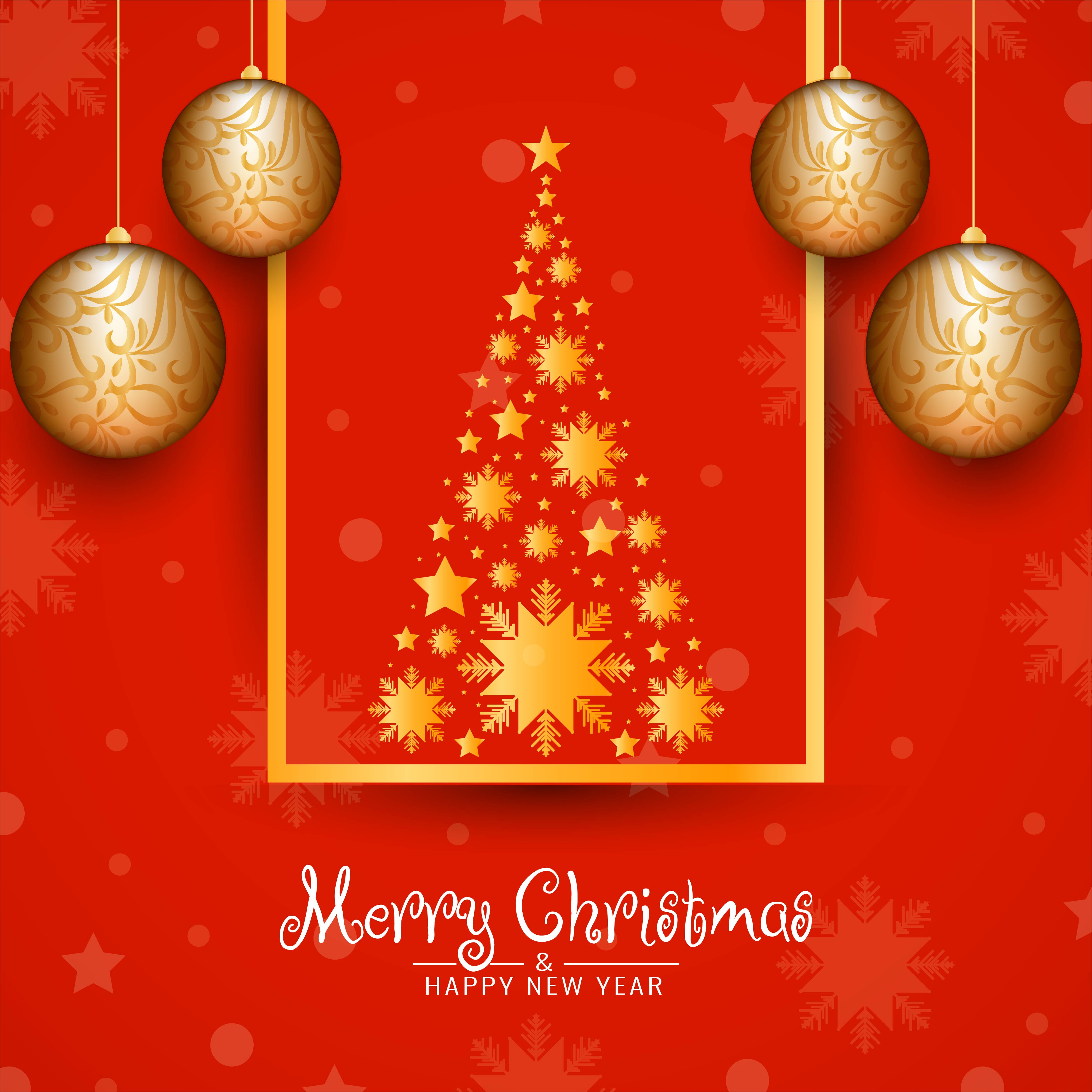 Abstract Decorative Merry Christmas Background 270596 Vector Art At Vecteezy