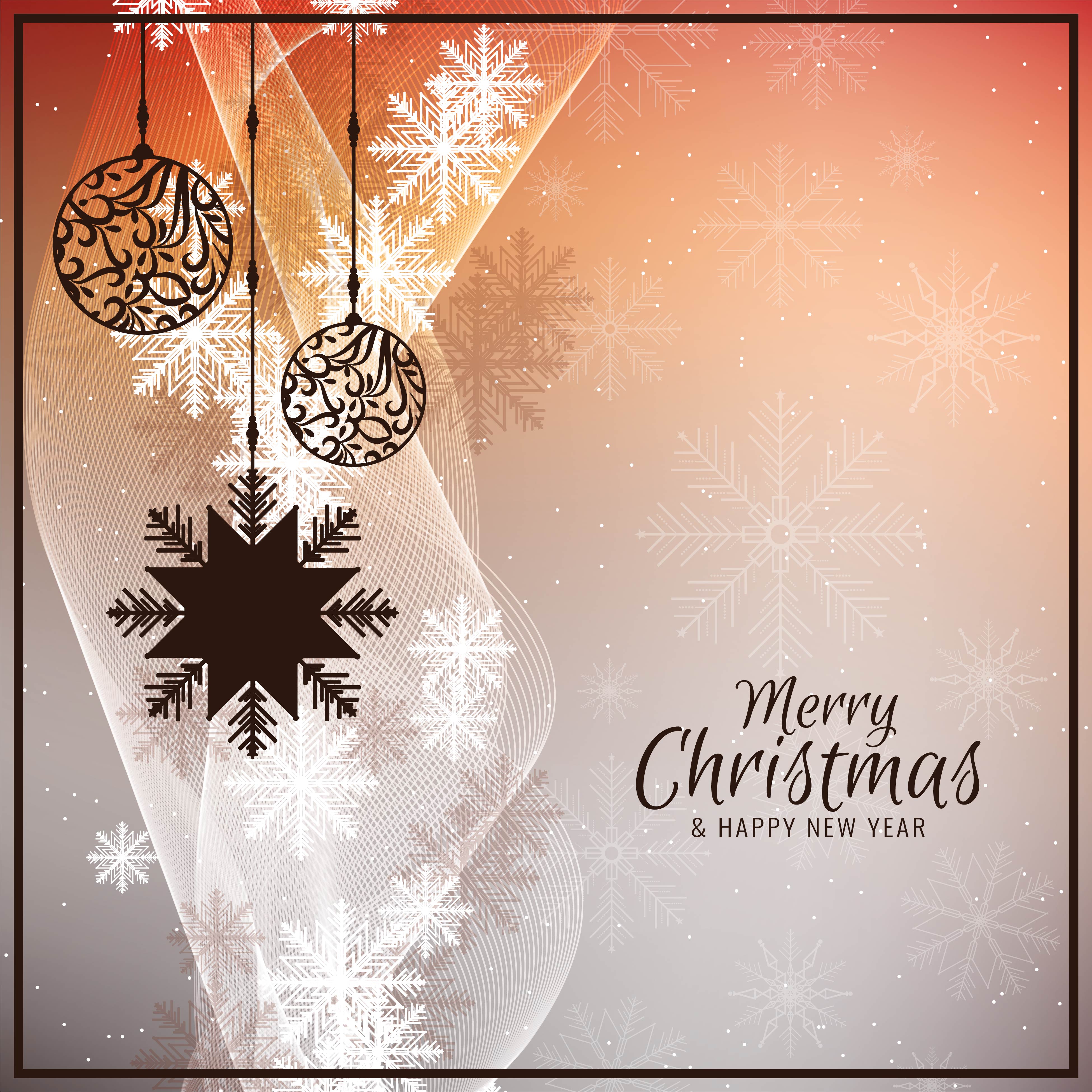 Abstract Merry Christmas Stylish Background 271728 Vector Art At Vecteezy