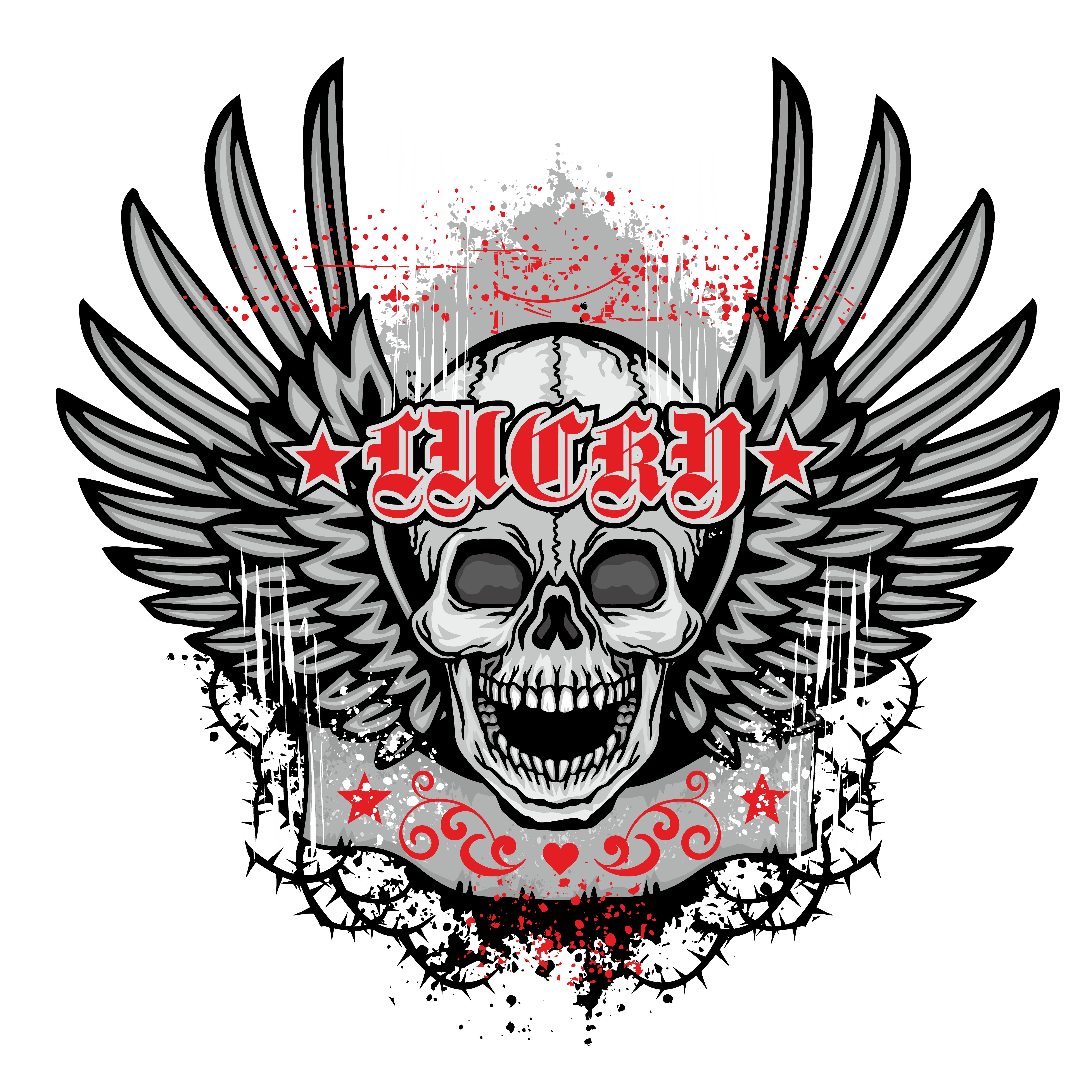 Grunge Skull Coat Of Arms 272894 Vector Art At Vecteezy