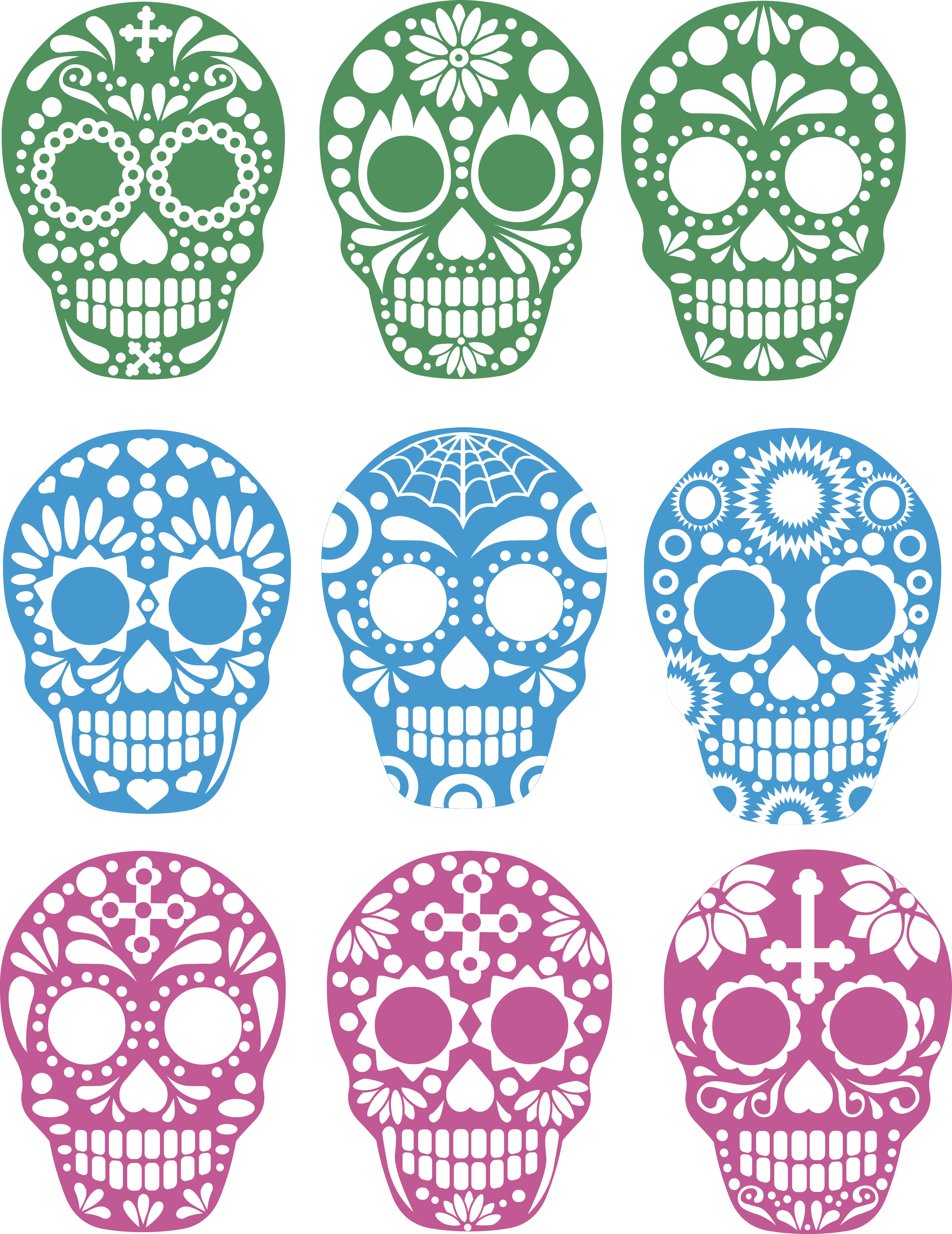 Mexican Sugar Skull 272916 Vector Art At Vecteezy