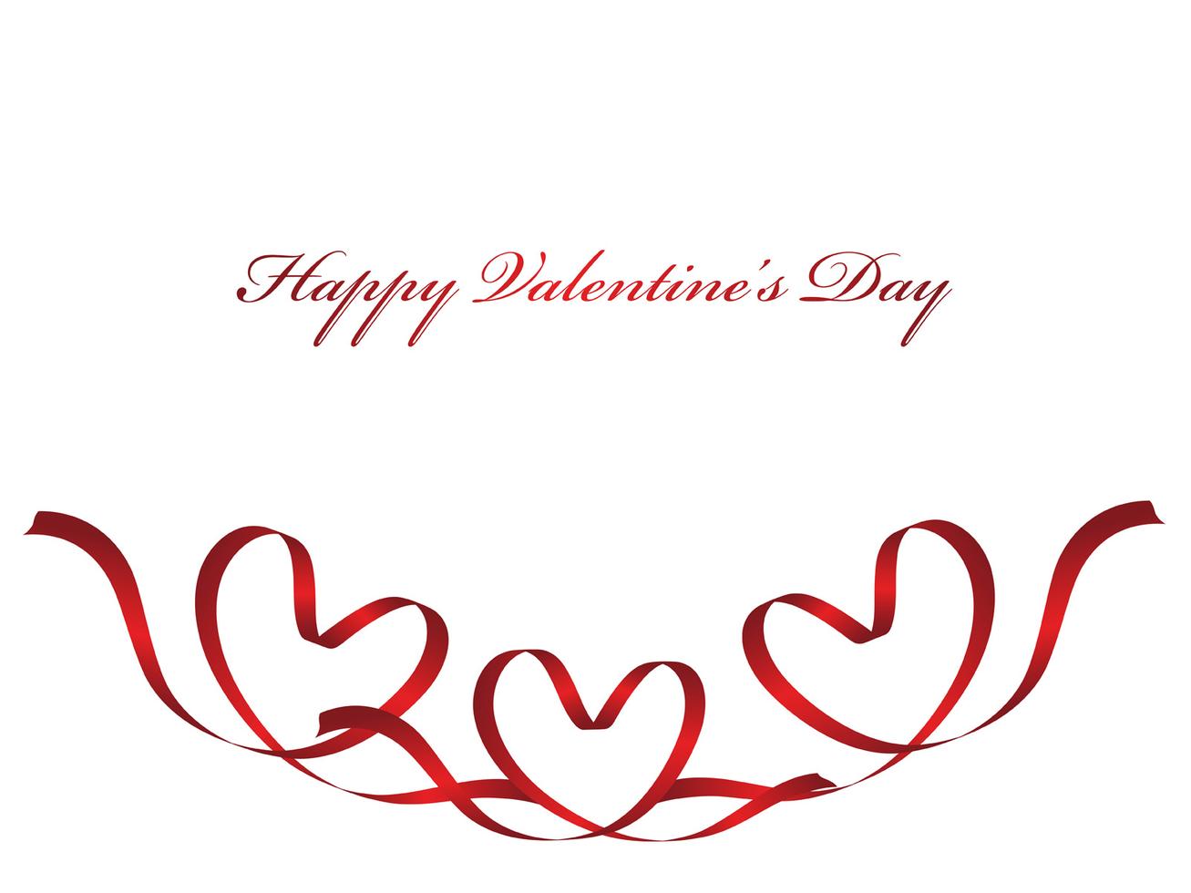 Valentine Card Template With A Red Ribbon And Text Space 273275 Vector valentine-card-template-with-a-red-ribbon-and-text-space-273275-vector