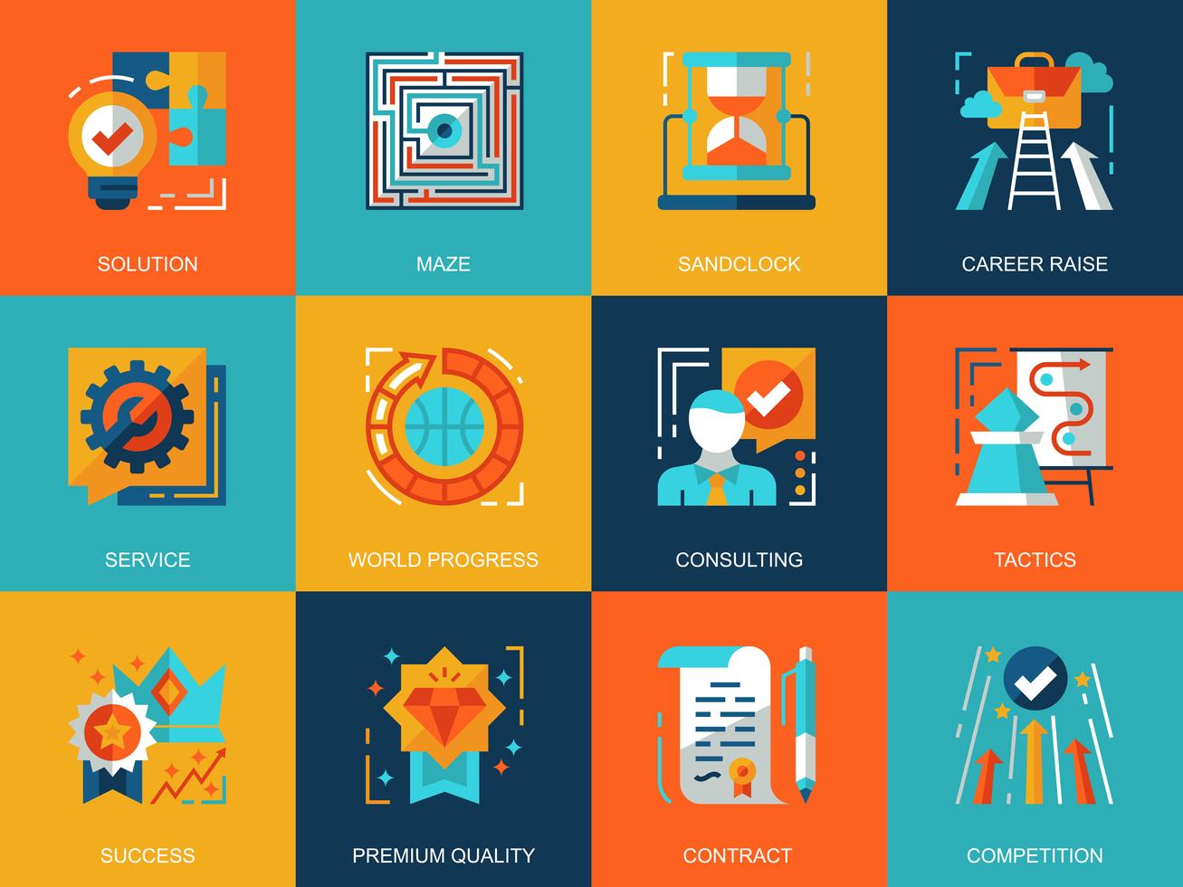 Business Process Icon Set 273494 Vector Art at Vecteezy Business Process Icon Set 273494 Vector Art at Vecteezy