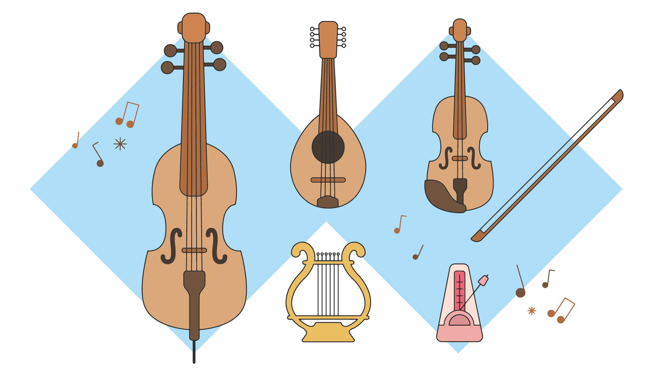 String Instruments Vector 274340 Vector Art at Vecteezy