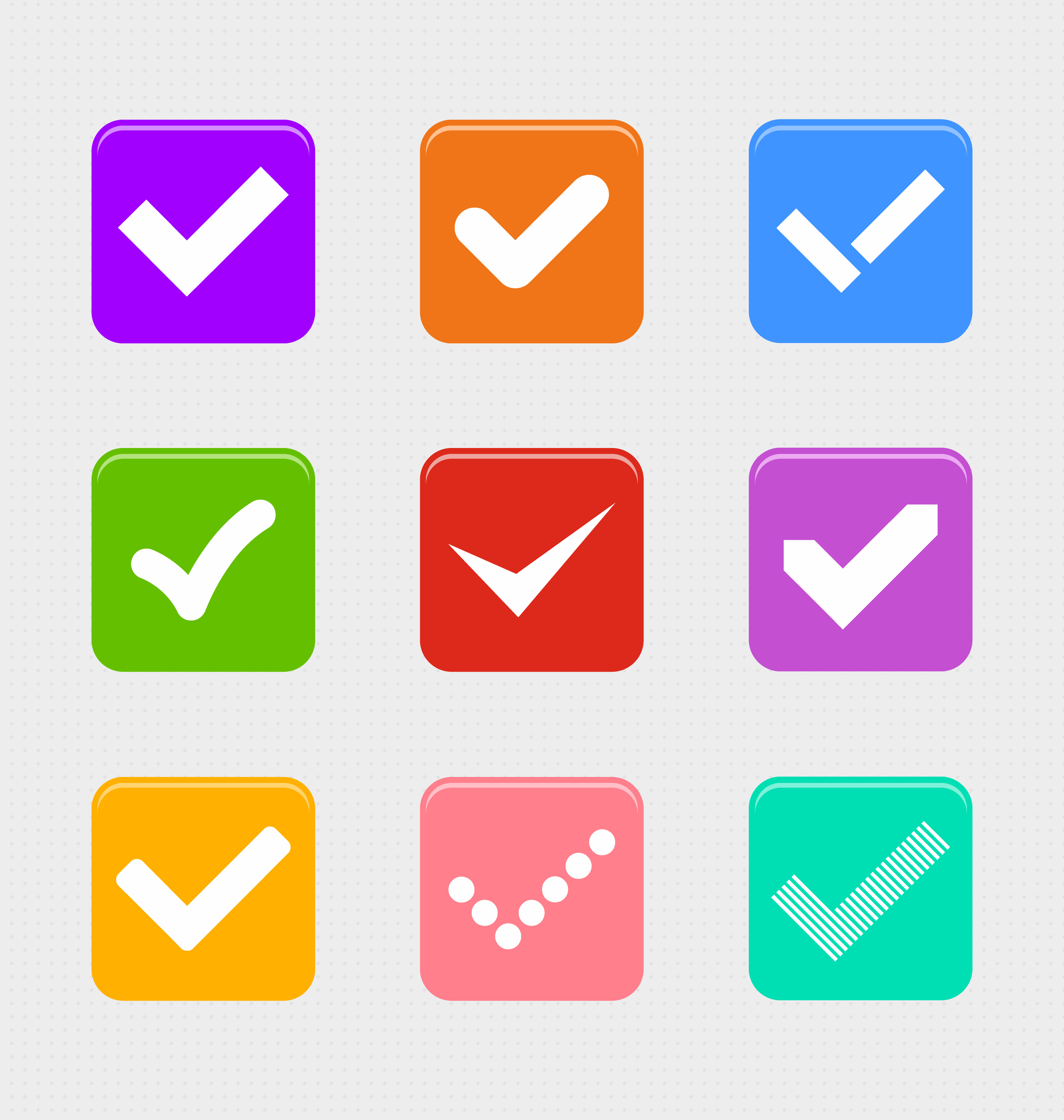 Confirm symbol set, graphic illustration vector 274450 Vector Art at ... Confirm symbol set, graphic illustration vector 274450 Vector Art at ...