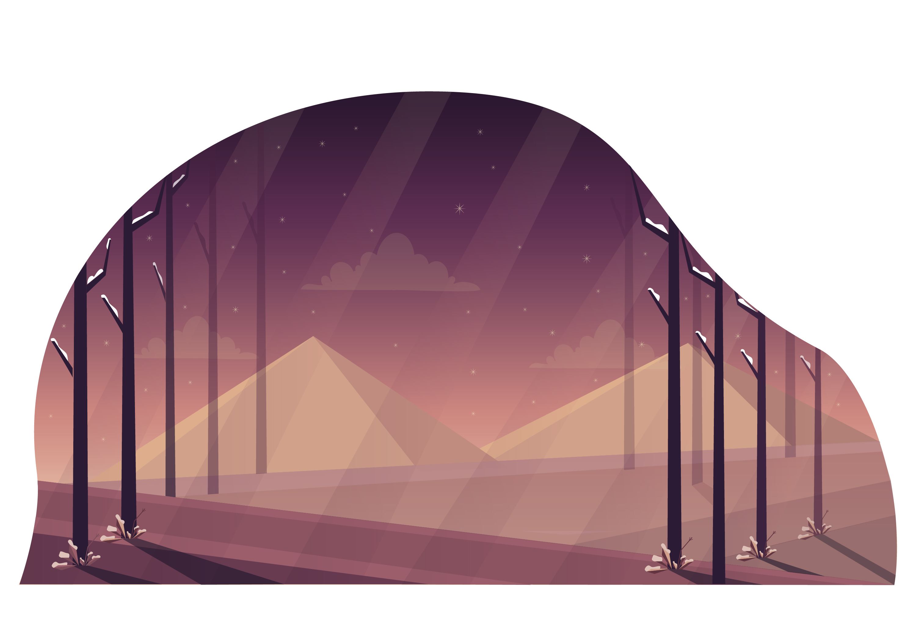 Vector Spring Landscape illustration 275135 Vector Art at Vecteezy