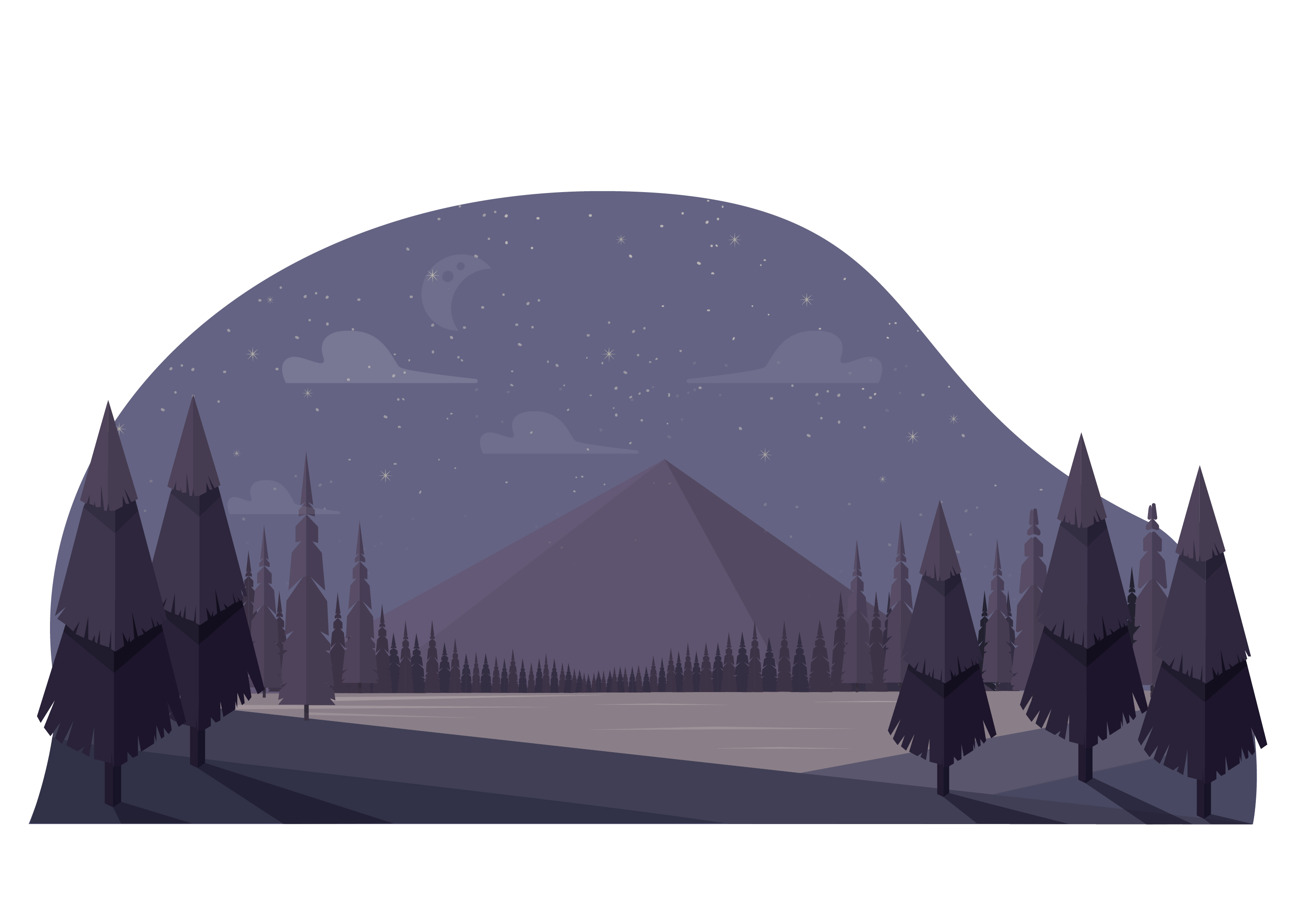 Vector Spring Landscape illustration 275136 Vector Art at Vecteezy