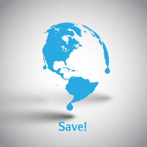 Earth globe vector illustration 276293 Vector Art at Vecteezy