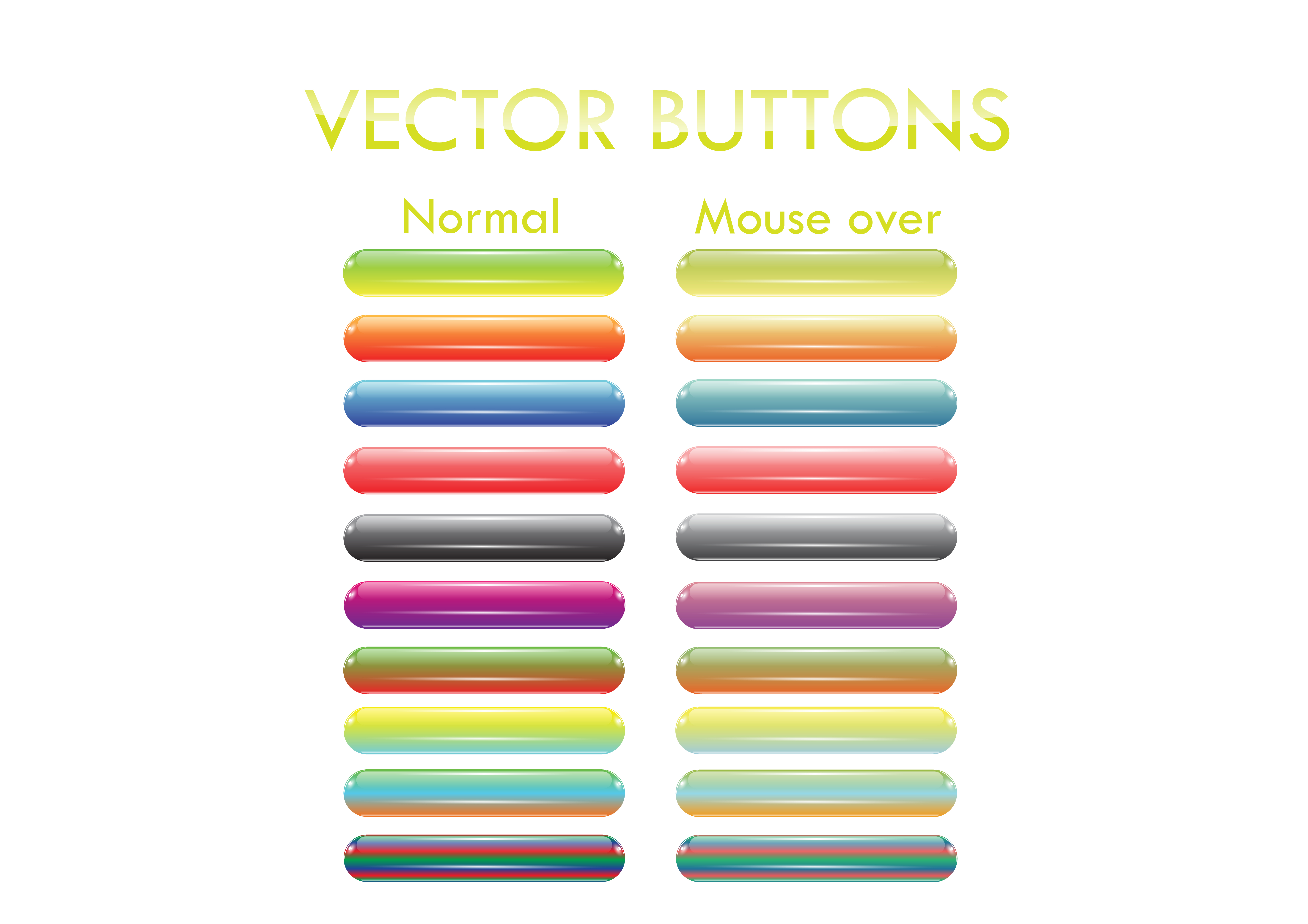 Vector buttons 276624 Vector Art at Vecteezy