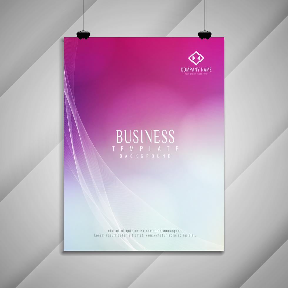 Abstract elegant colorful wavy business brochure design 277243 Vector ... Abstract elegant colorful wavy business brochure design 277243 Vector ...