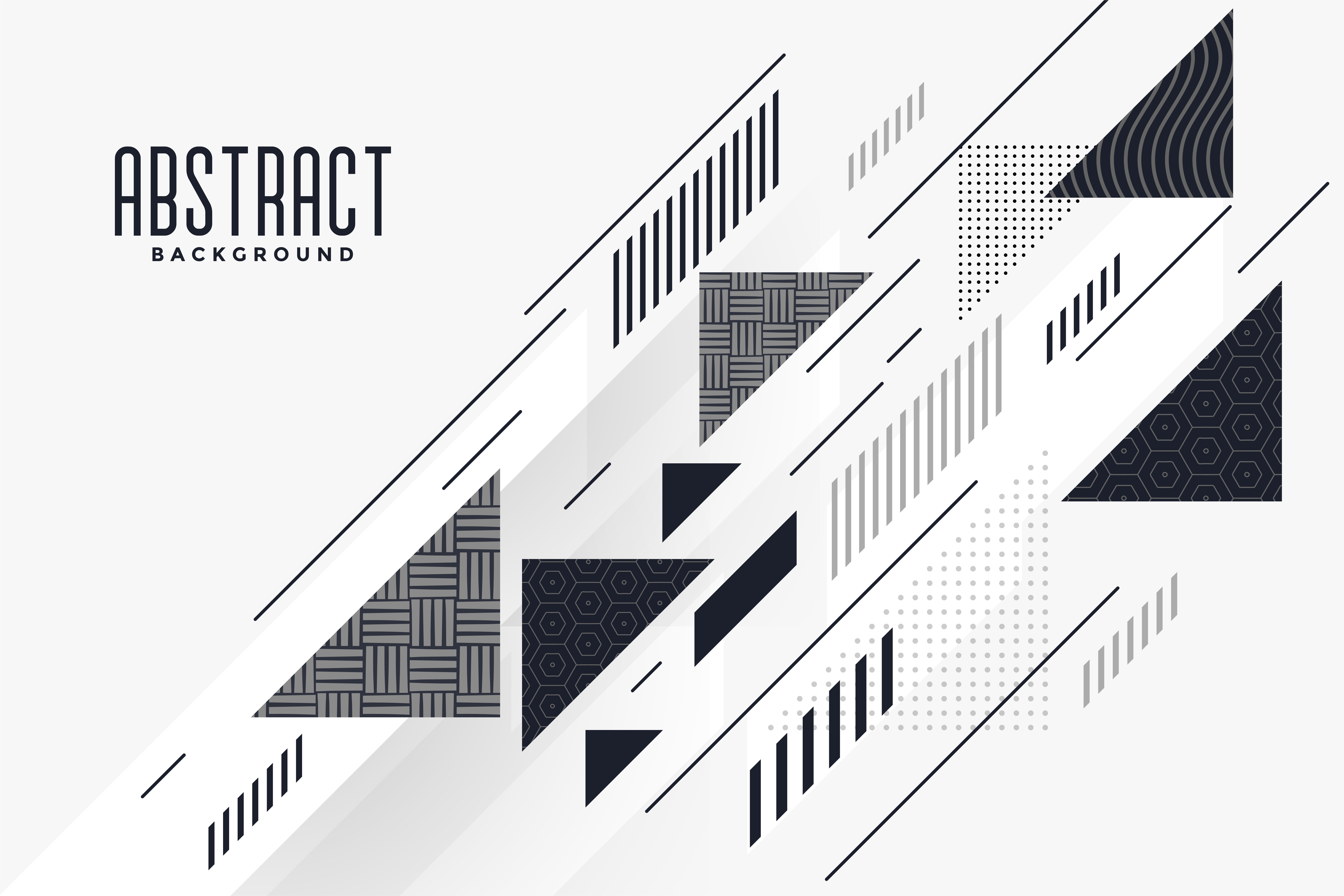 Modern Abstract Triangle And Lines Composition Background Download