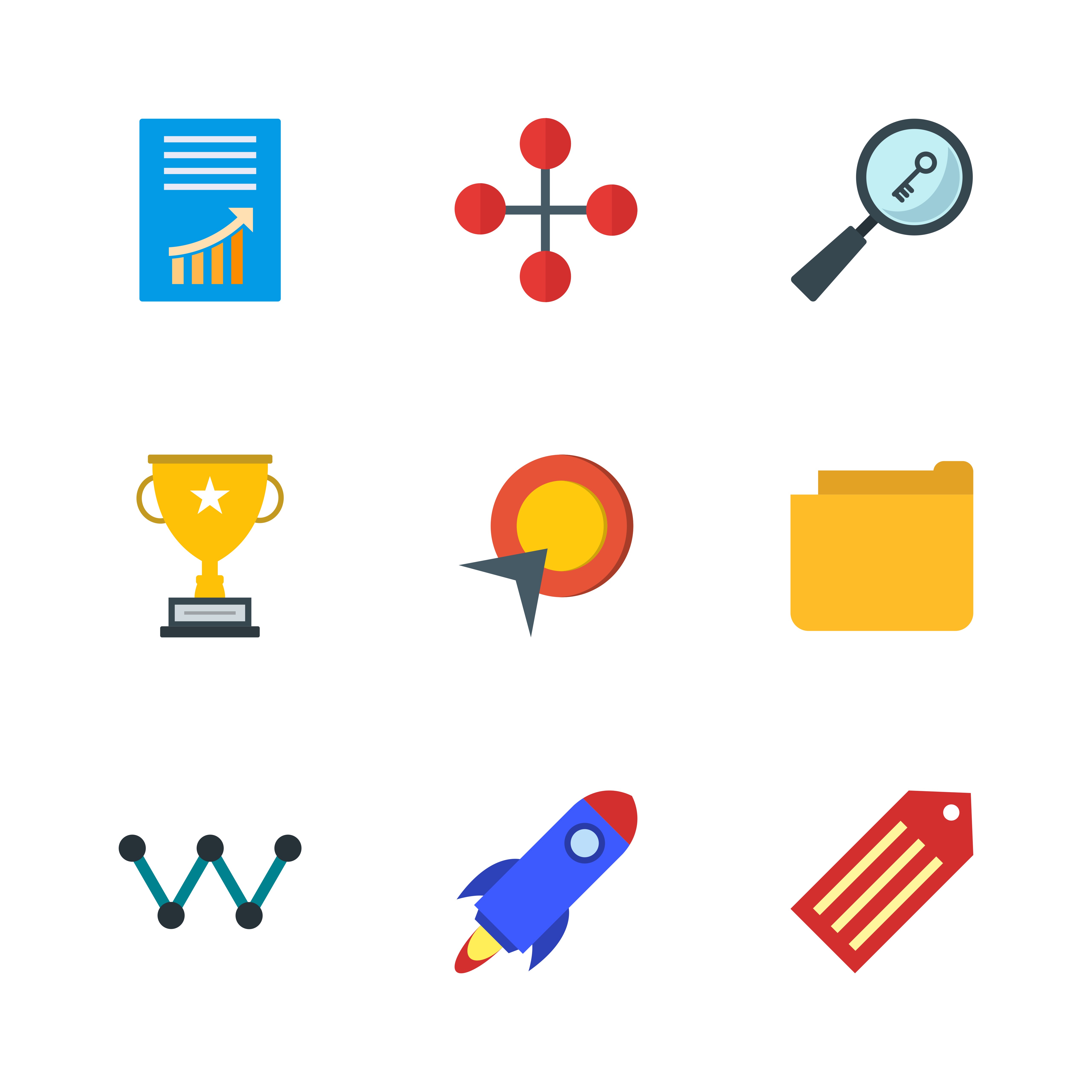 Set of Vector SEO Search Engine Optimization Icons 280262 Vector Art at ...