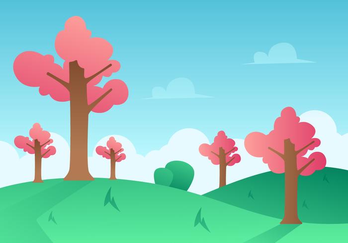 Beautiful Spring Wallpaper Vectors 280811 Vector Art at Vecteezy