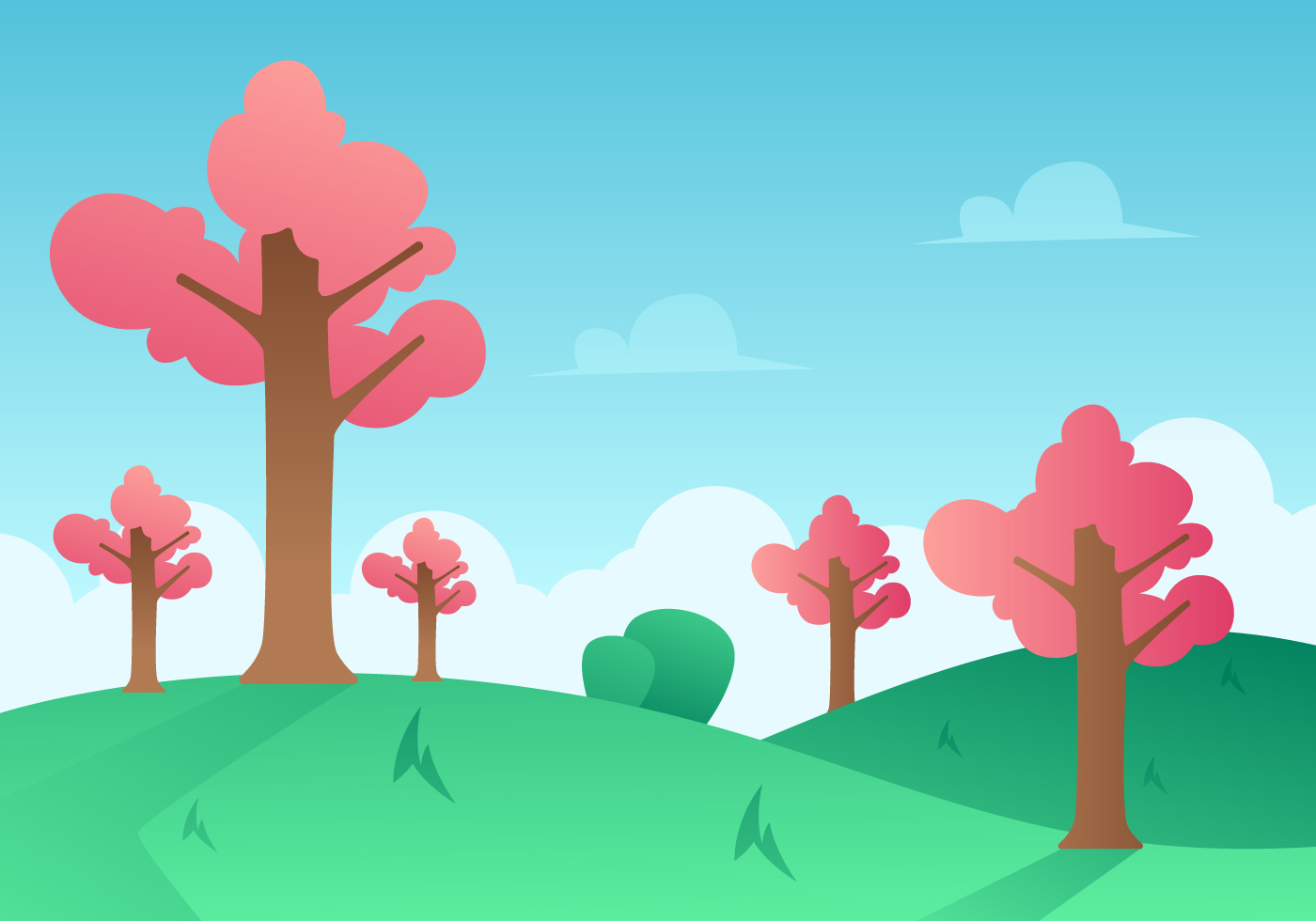 Beautiful Spring Wallpaper Vectors 280811 Vector Art at Vecteezy