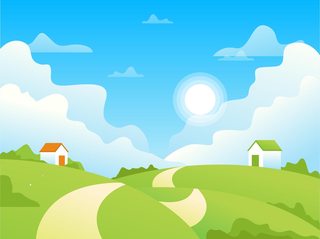 Spring Vector Wallpaper 280885 Vector Art at Vecteezy