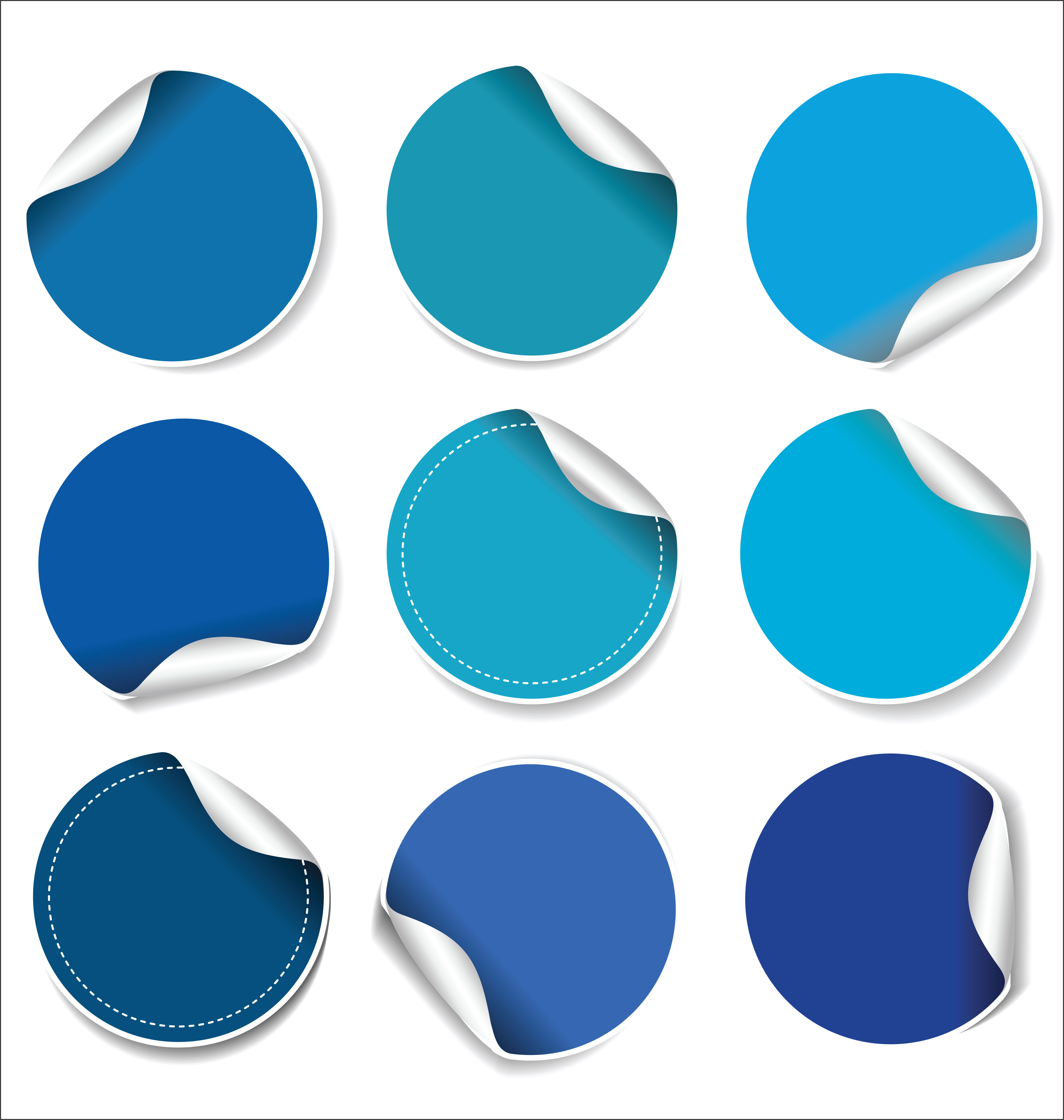 Stickers Collection 286279 Vector Art At Vecteezy