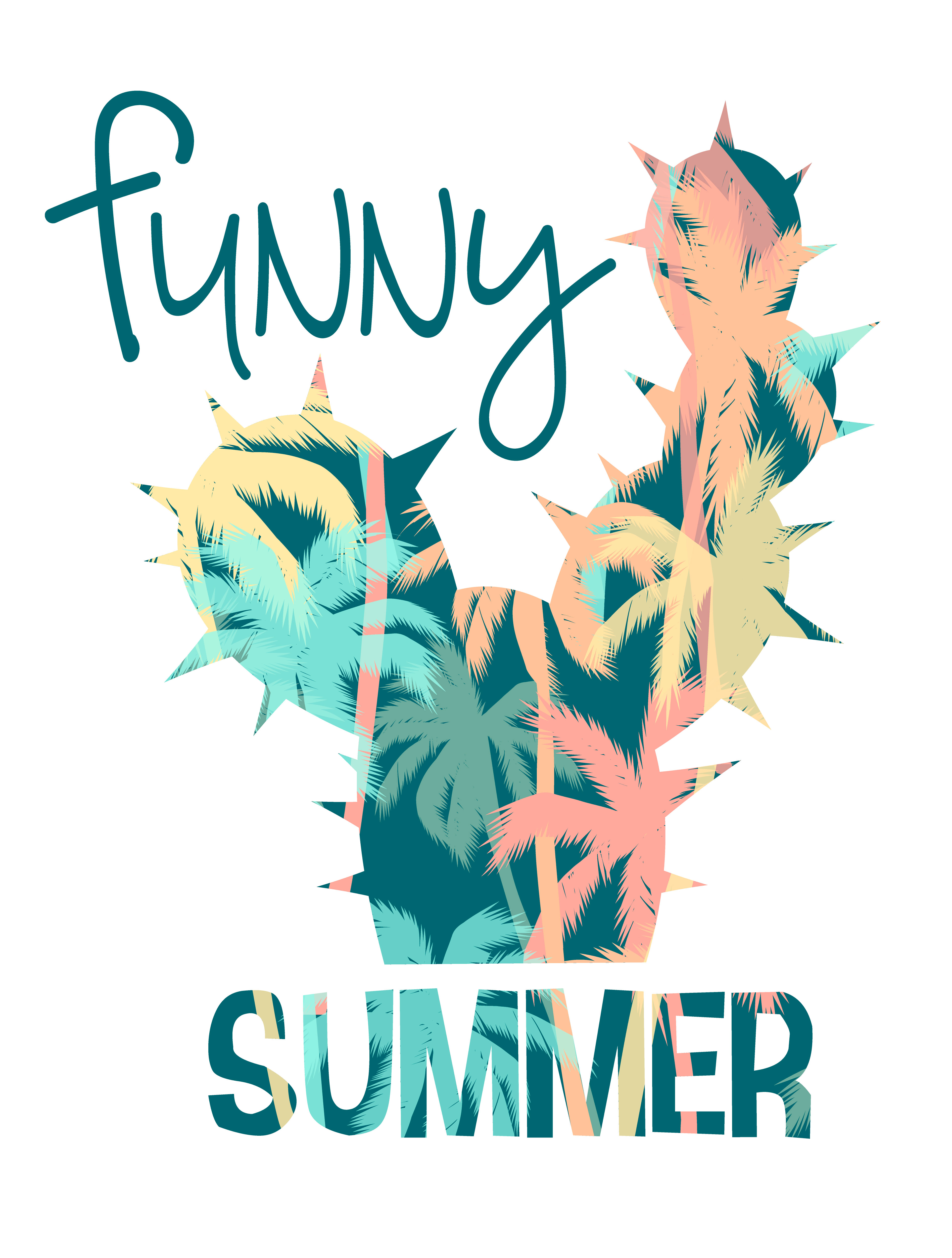 Tropical Beach Summer Print With Slogan For T Shirts Posters Card And Other Uses 286918