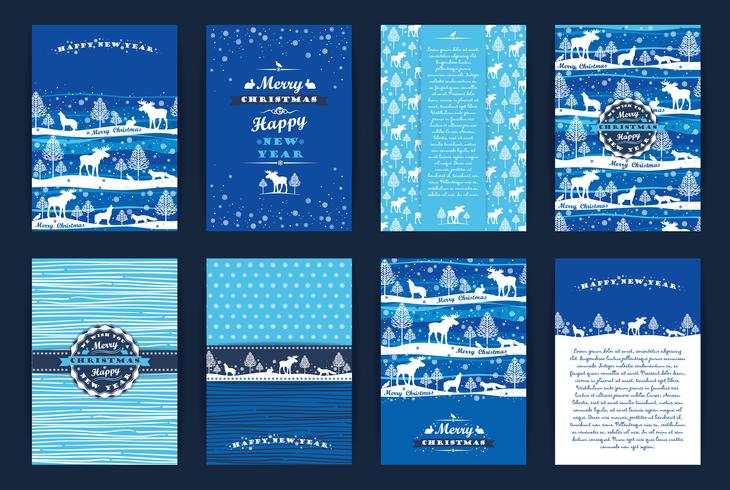 Christmas and New Year Set. 287872 Vector Art at Vecteezy