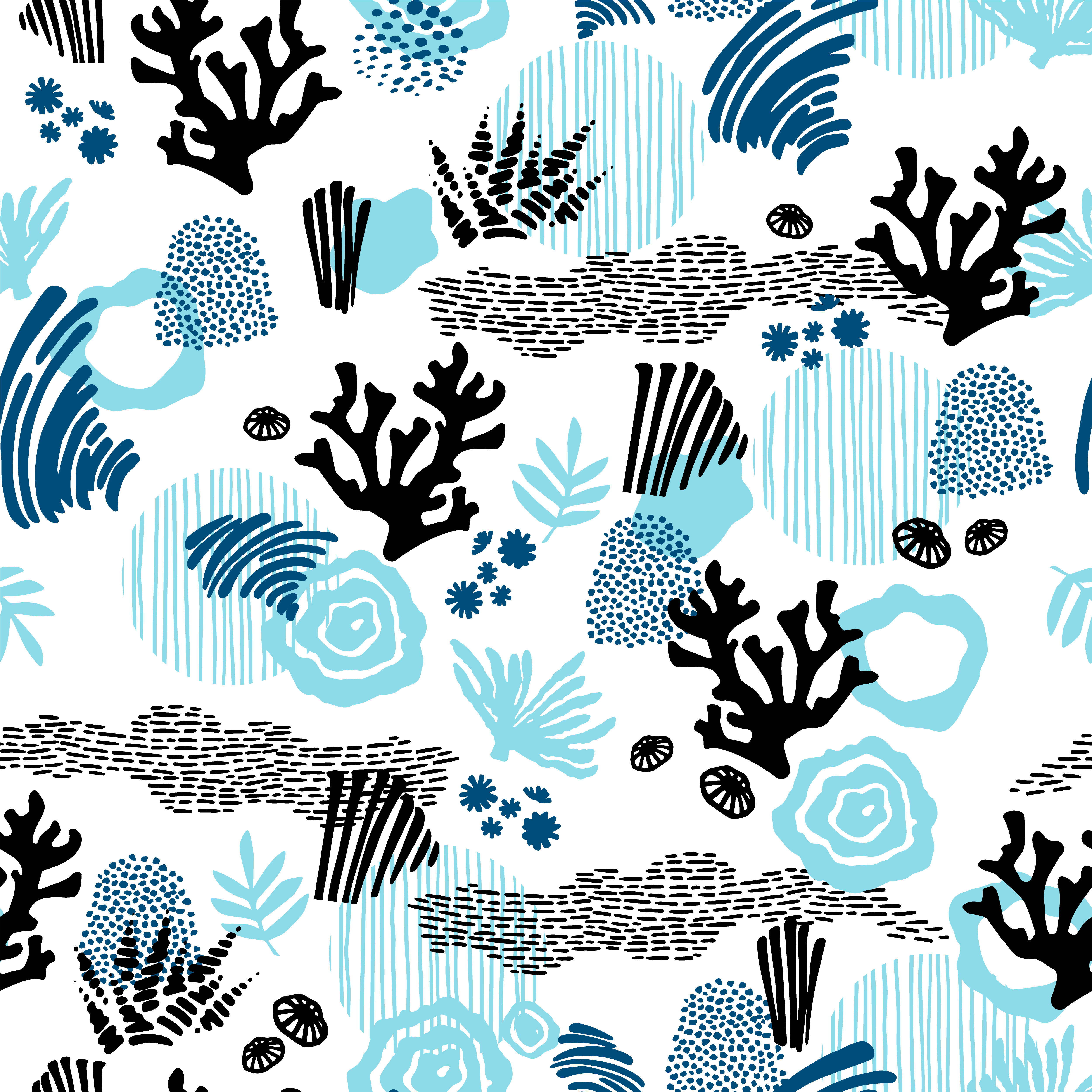 Vector Sea Seamless Pattern 292185 Vector Art At Vecteezy