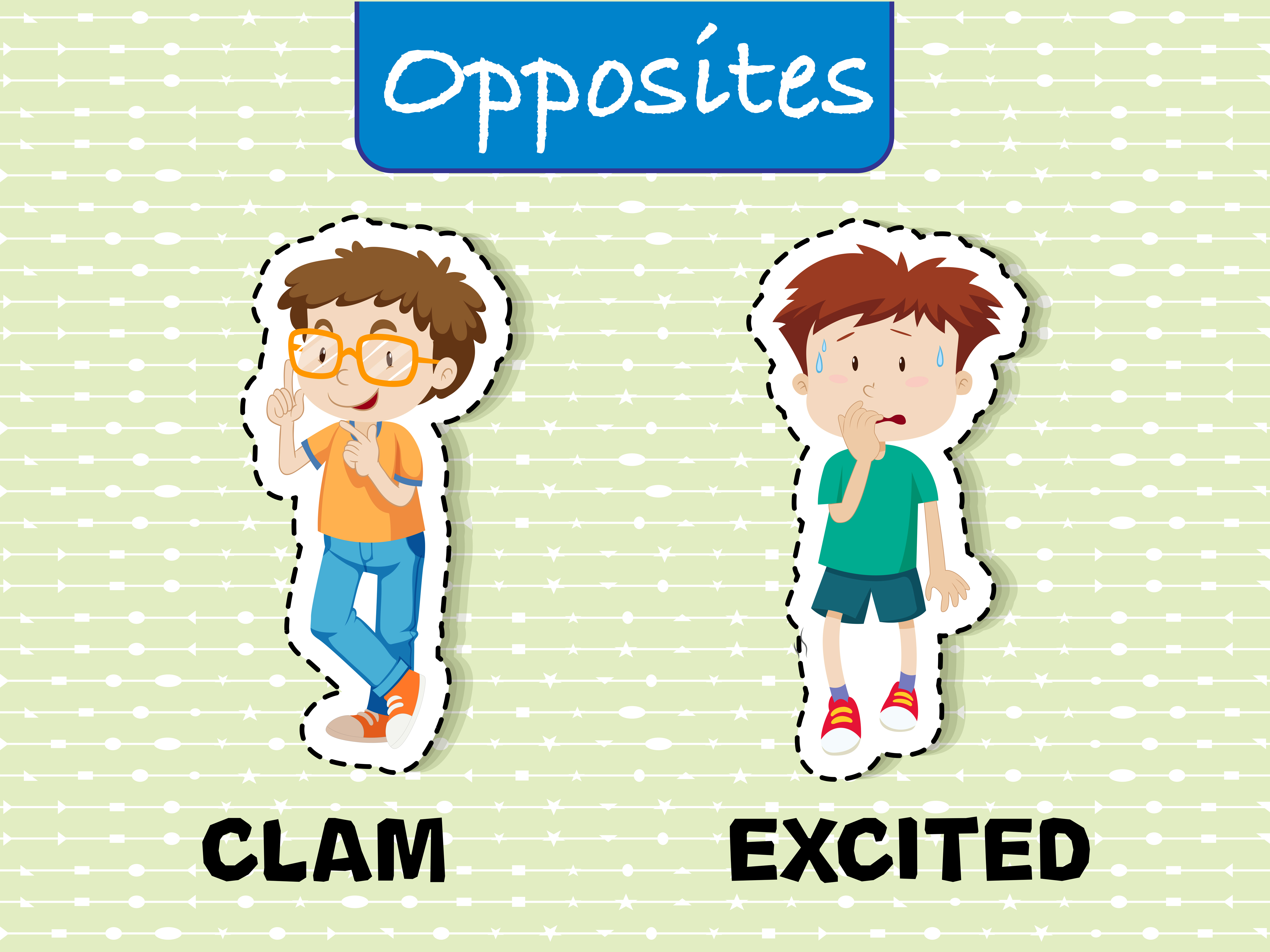 Opposite Words For Calm And Excited 293688 Vector Art At Vecteezy opposite-words-for-calm-and-excited-293688-vector-art-at-vecteezy