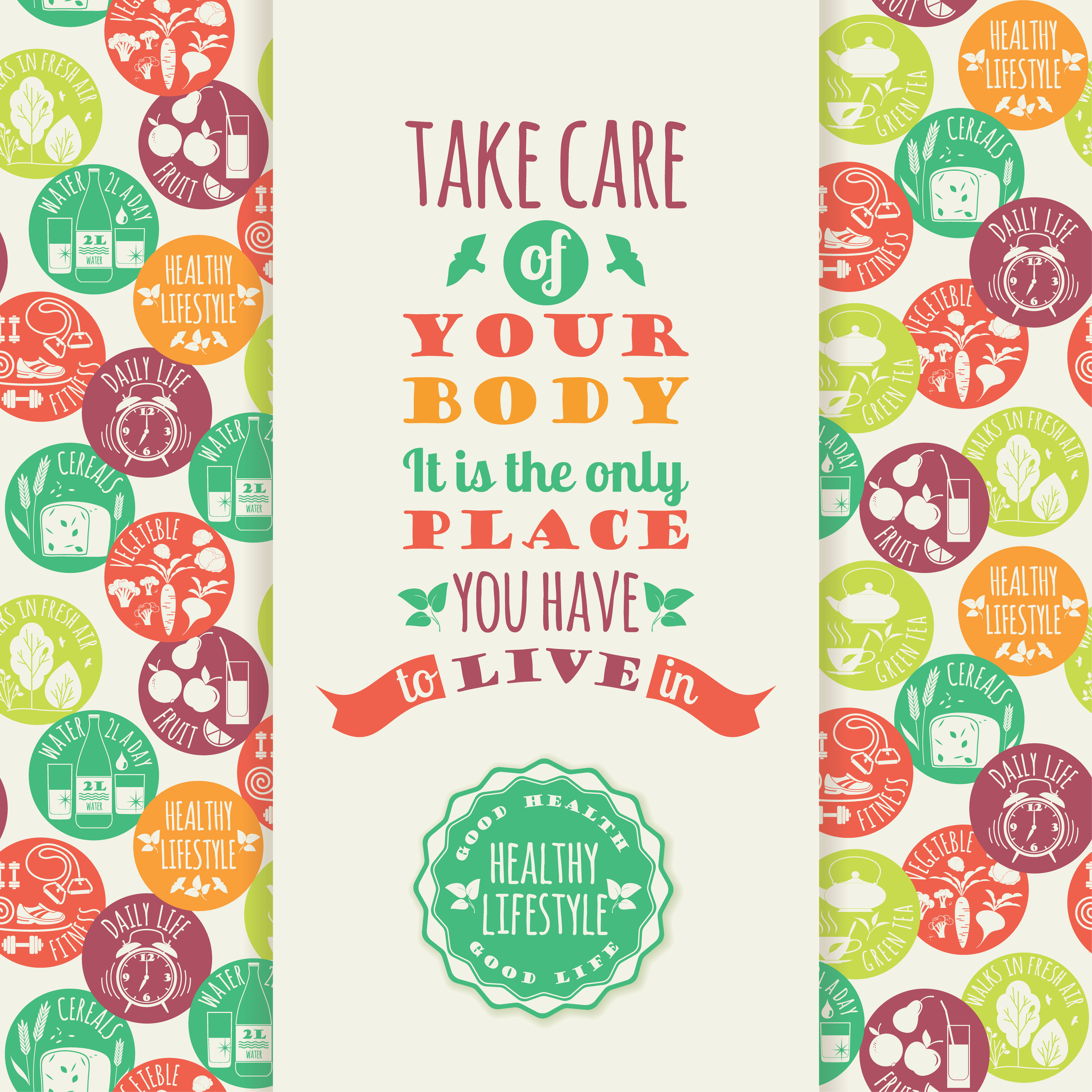 Vector Illustration Of Healthy Lifestyle 295390 Vector Art At Vecteezy