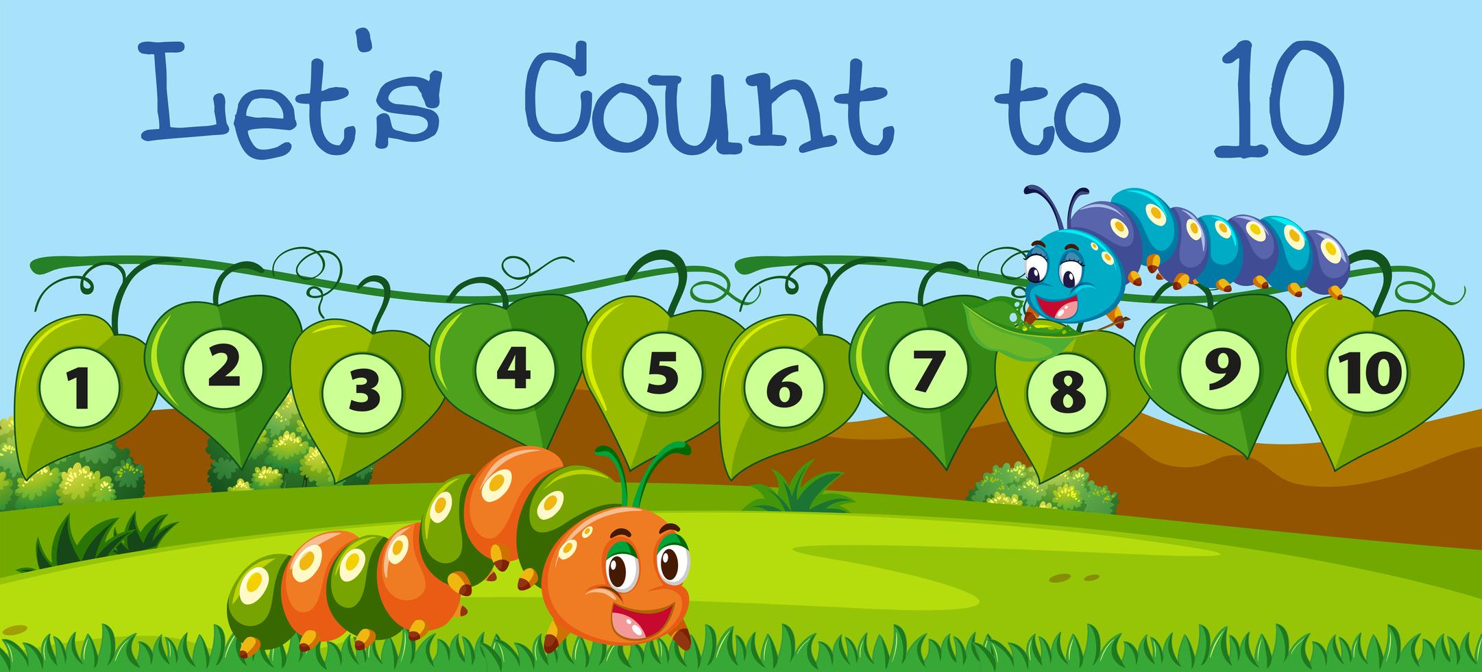 Let's count number to ten 295489 Vector Art at Vecteezy Let's count number to ten 295489 Vector Art at Vecteezy