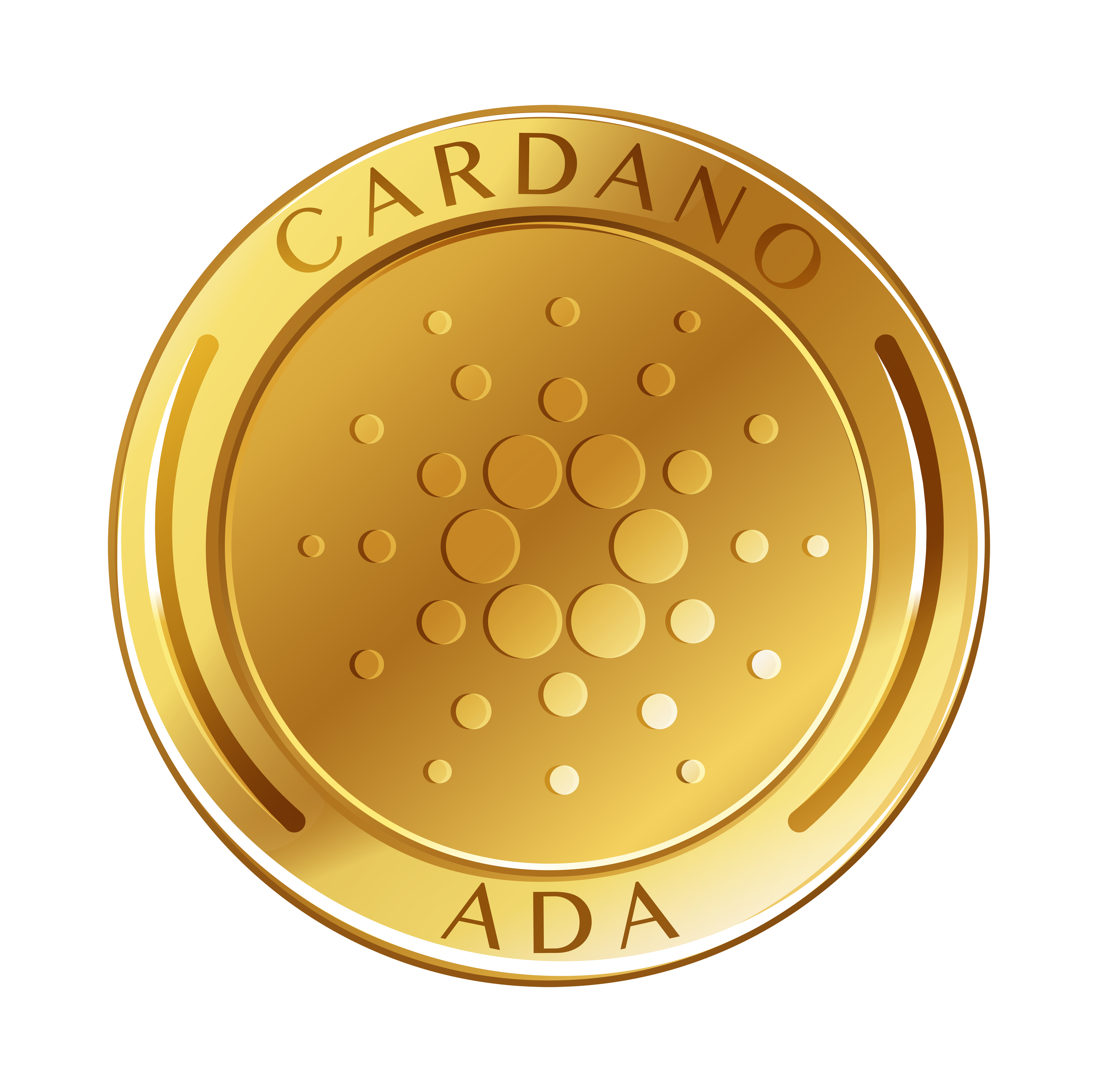 Cardano Coin On White Background 295739 Vector Art At Vecteezy