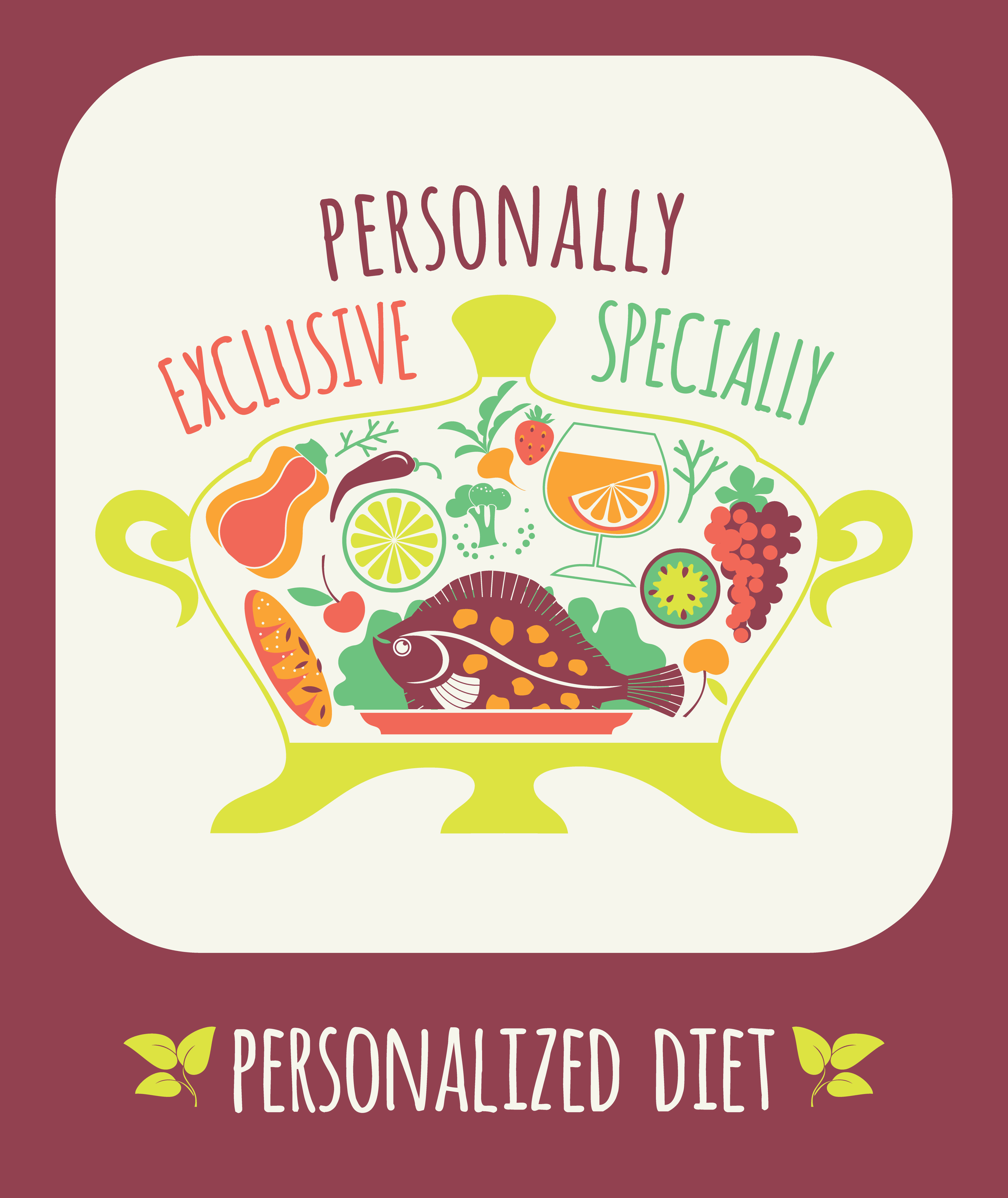 Vector illustration of Personalized diet. 302520 Vector Art at Vecteezy Vector illustration of Personalized diet. 302520 Vector Art at Vecteezy