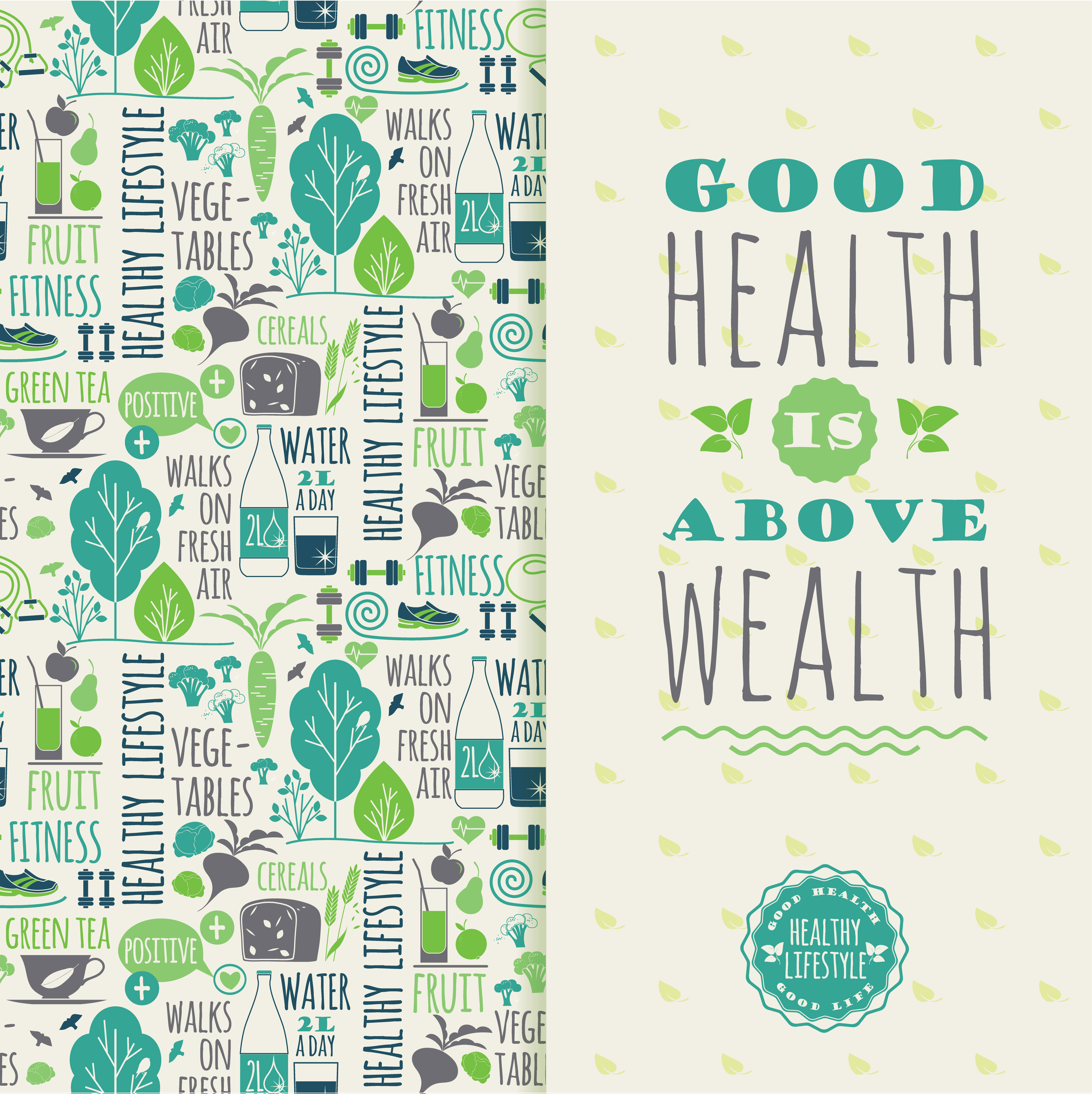 Healthy Lifestyle Vector Illustration 303130 Vector Art At Vecteezy