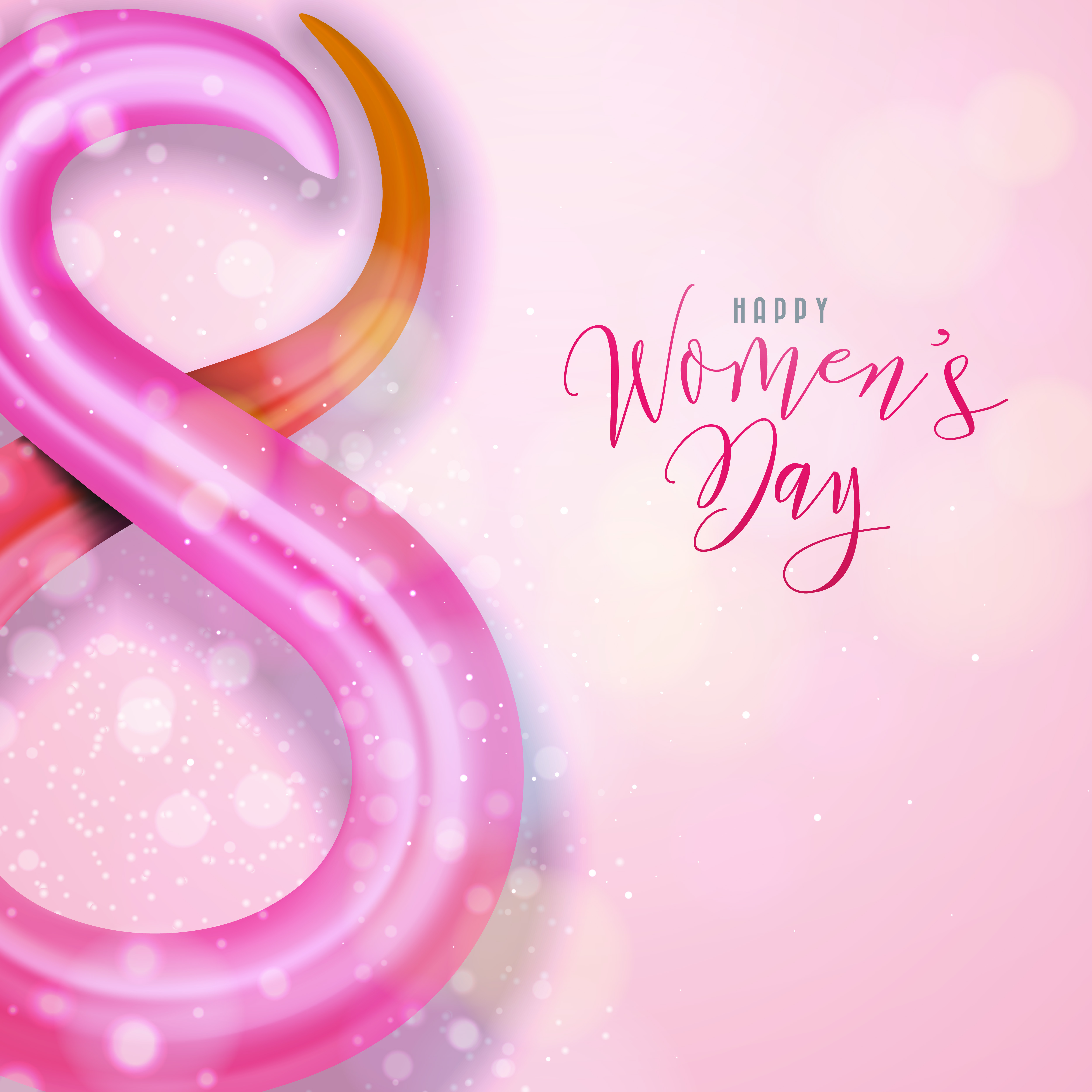 Womens Day Greeting Card 305043 Vector Art At Vecteezy